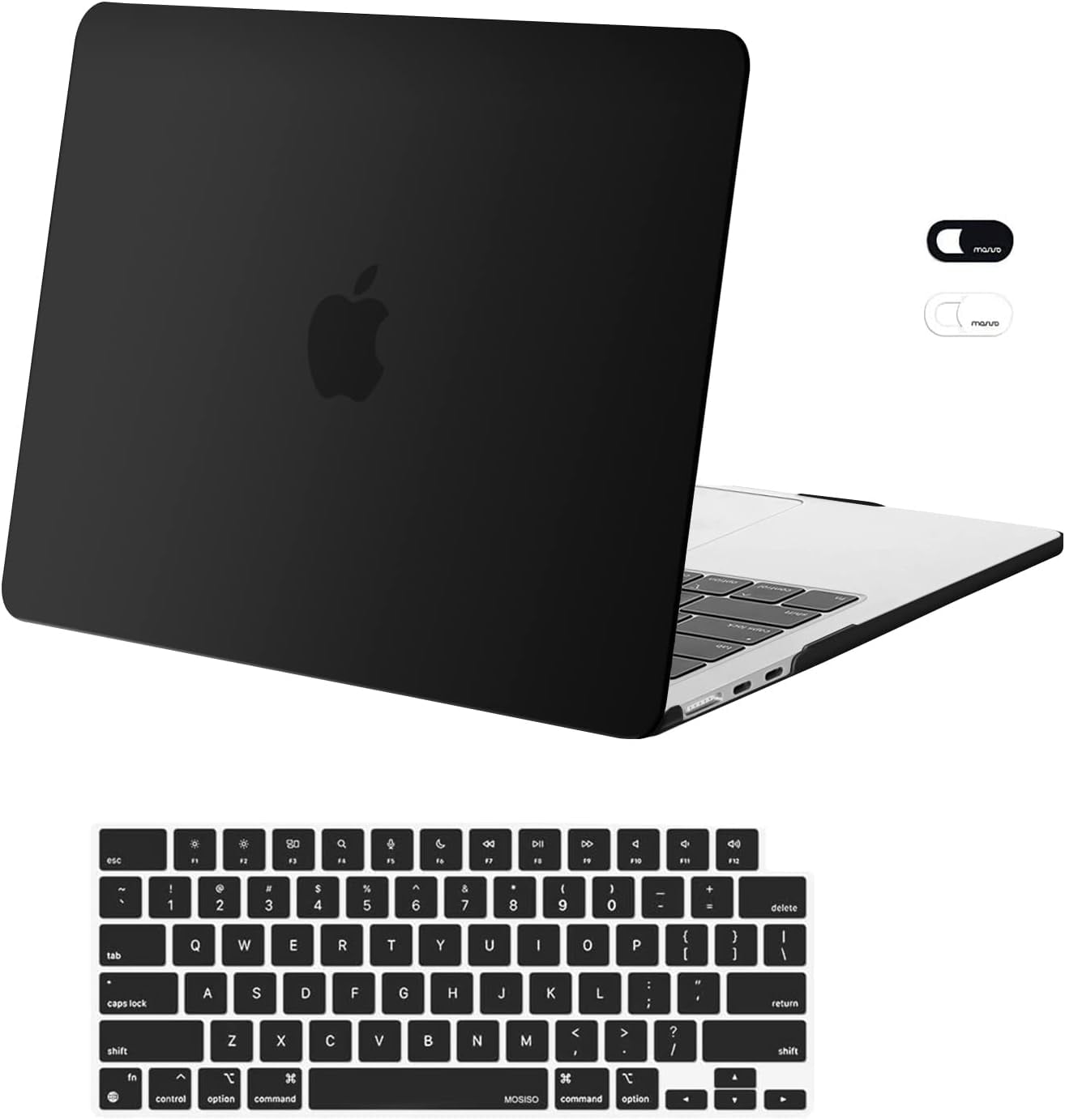 Mosiso 3 in 1 Case for MacBook Air 13.6 inch Case 2022-2025 Release M4 ...