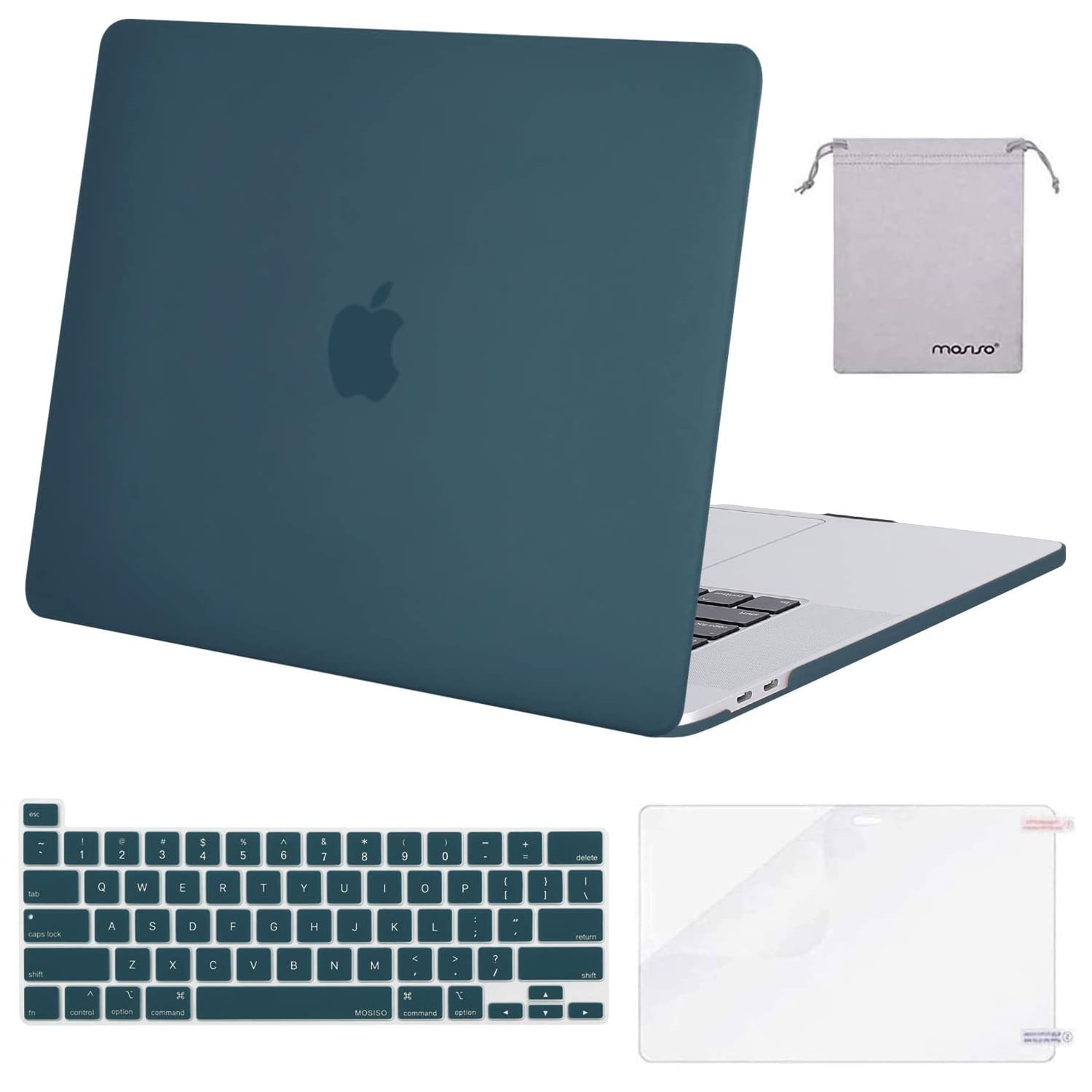 Mosiso 4 in 1 Macbook Pro 16 Inch Case 2020 2019 Release A2141,Hard ...