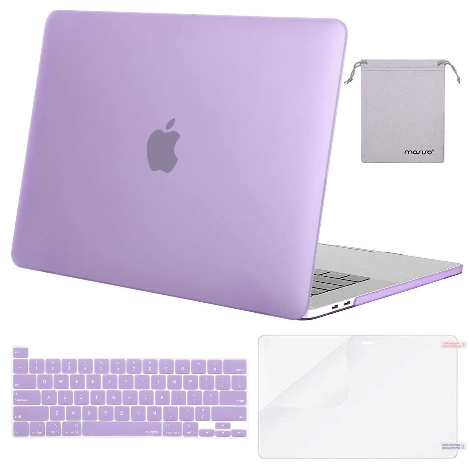 Mosiso 4 in 1 Macbook Pro 16 Inch Case 2020 2019 Release A2141,Hard Shell Case Cover for MacBook ...