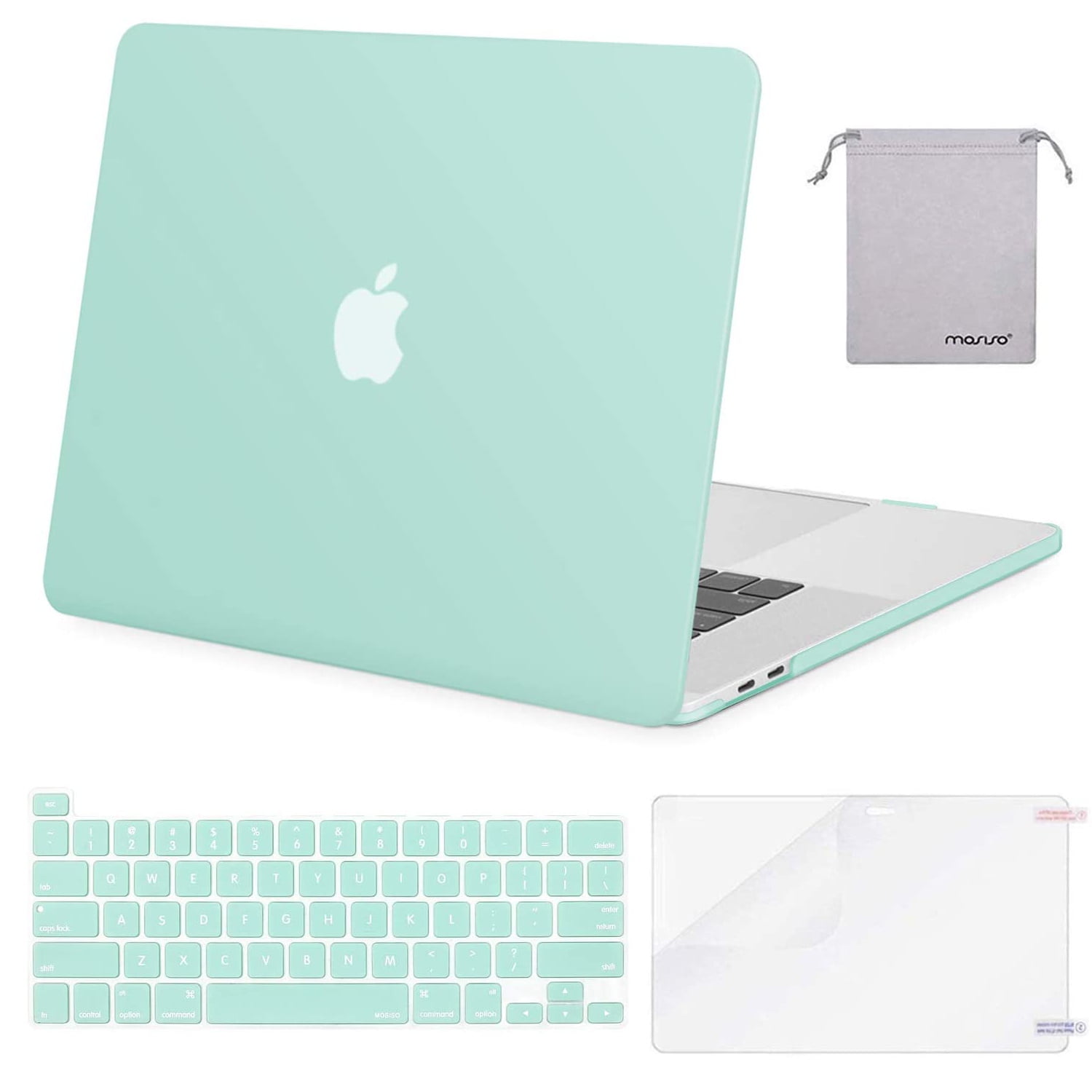 Mosiso 4 in 1 Macbook Pro 16 Inch Case 2020 2019 Release A2141,Hard Shell Case Cover for MacBook ...