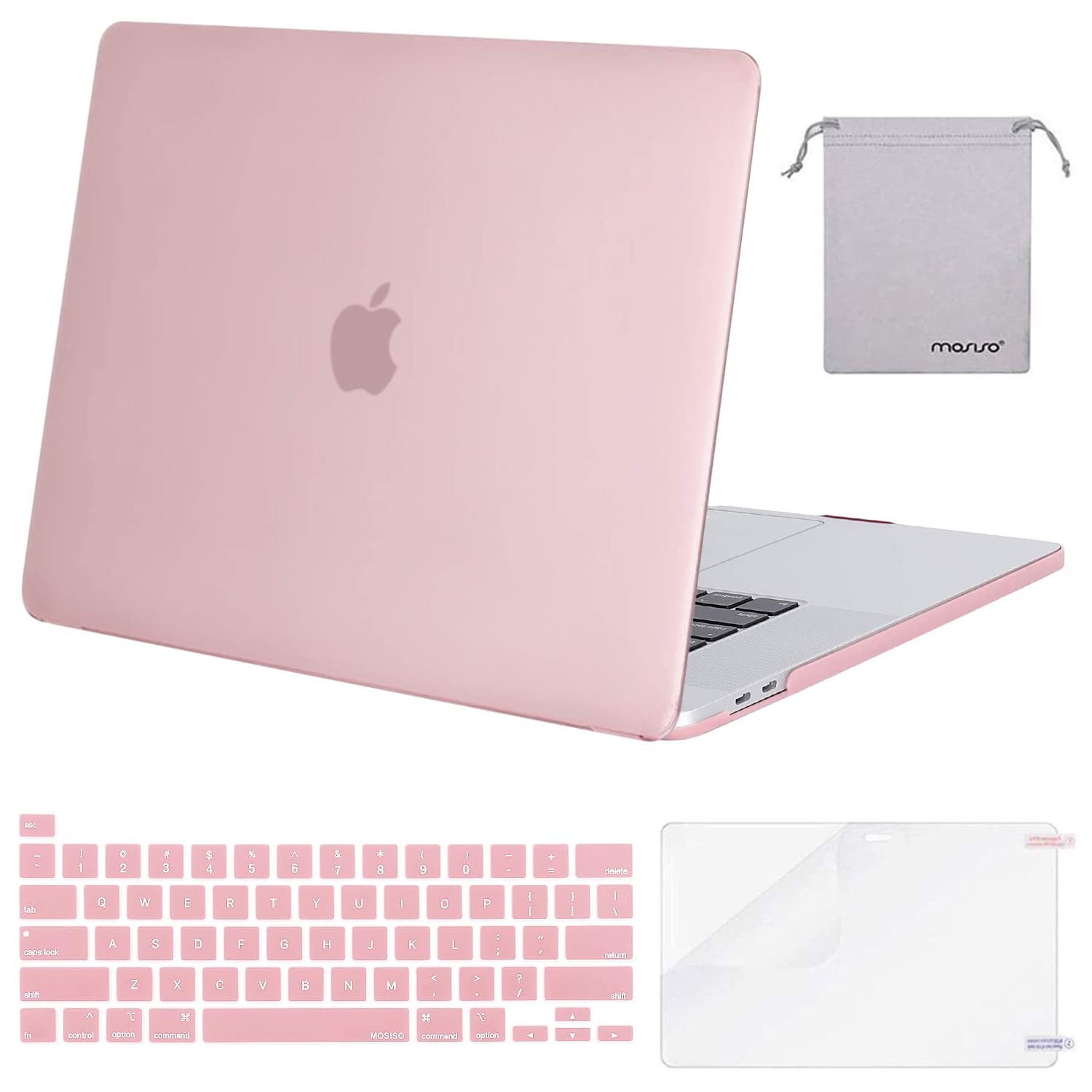 Mosiso 4 in 1 Macbook Pro 16 Inch Case 2020 2019 Release A2141,Hard Shell Case Cover for MacBook ...