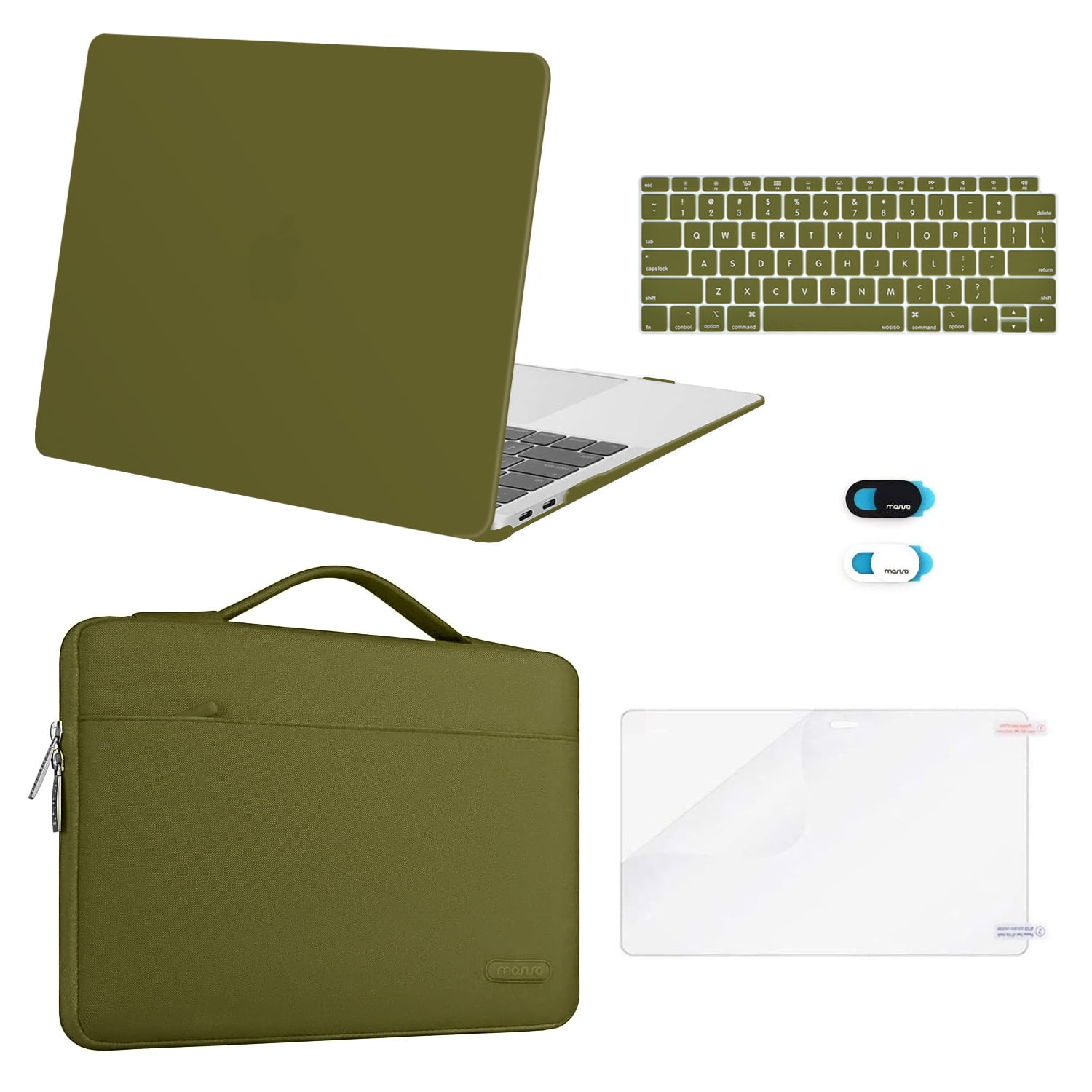 Mosiso 5 in 1 New Macbook Air 13 Inch Case A1932 2019 2018 Release ...