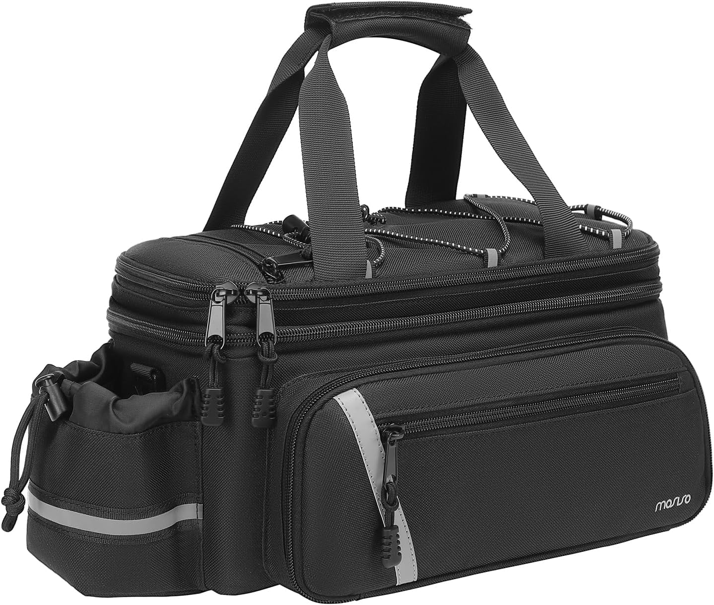 Mosiso Bike Rack Bag with Rain Cover, Multifunctional Bicycle Trunk ...
