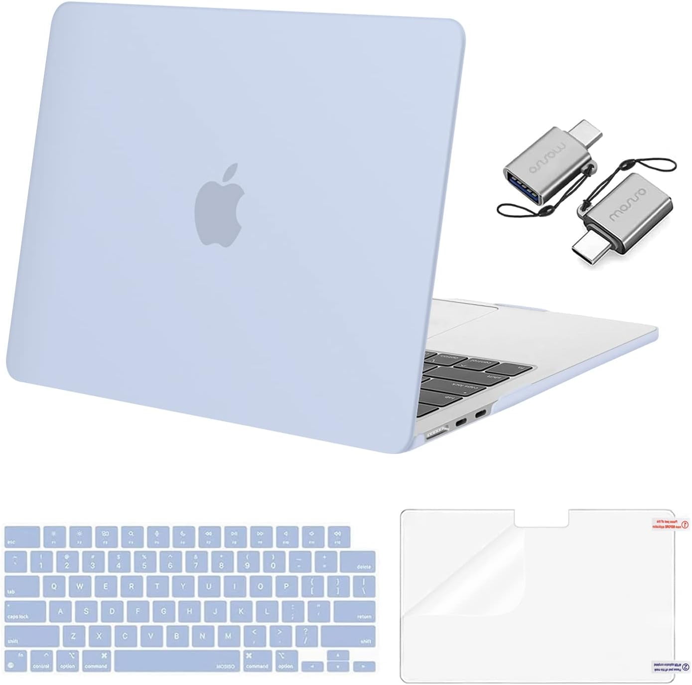 Mosiso Case for MacBook Air 13.6 inch 2025-2022 M4 A3240 M3 A3113 M2 ...