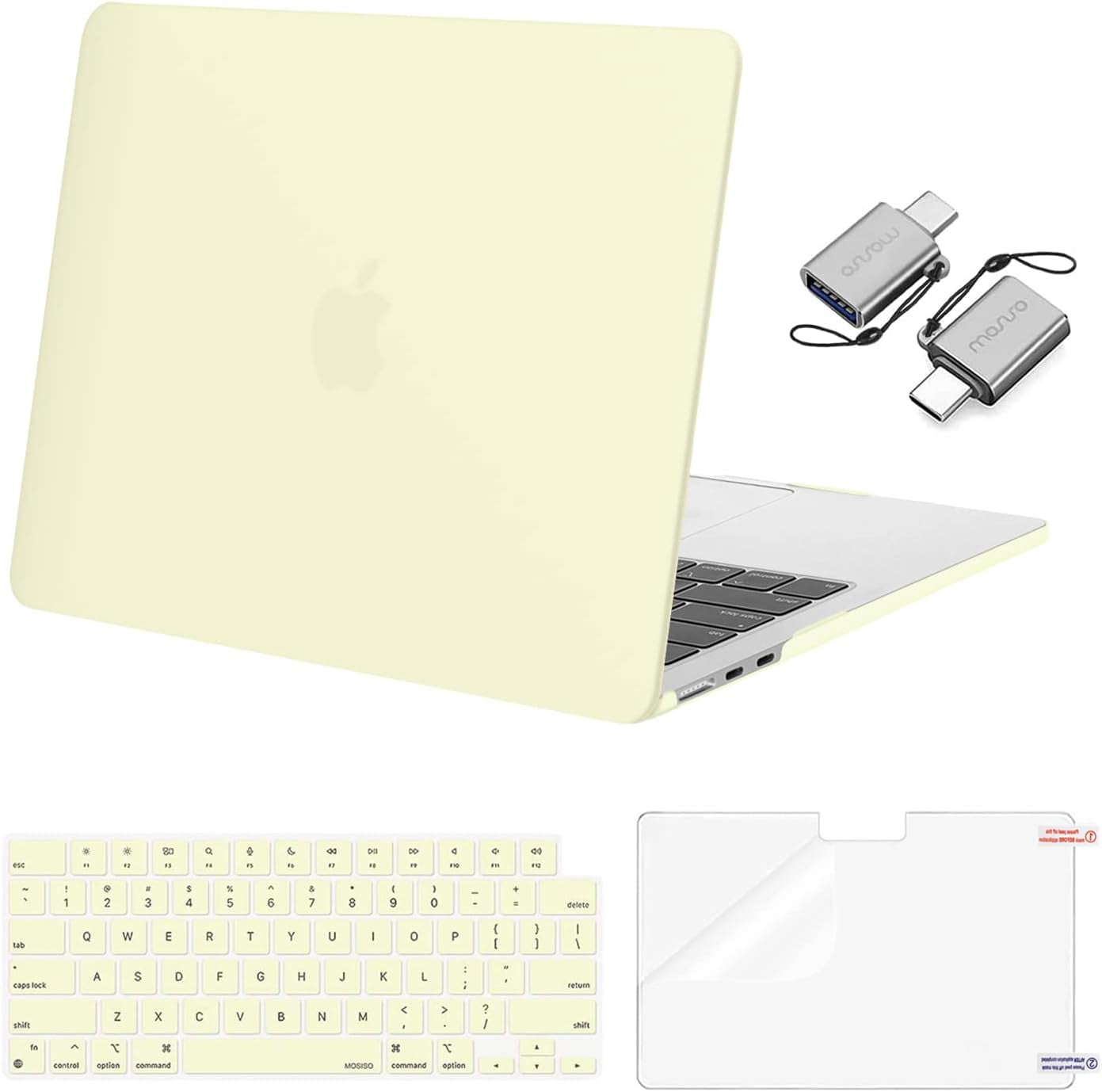 Mosiso Case for MacBook Air 13.6 inch 2025-2022 M4 A3240 M3 A3113 M2 ...