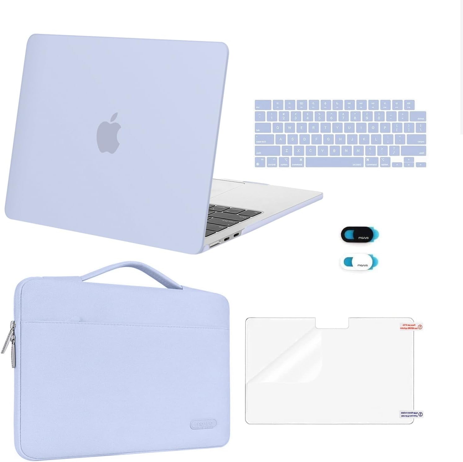 Mosiso Case for MacBook Air 13.6 inch Case 2025-2022 M4 A3240 M3 A3113 ...