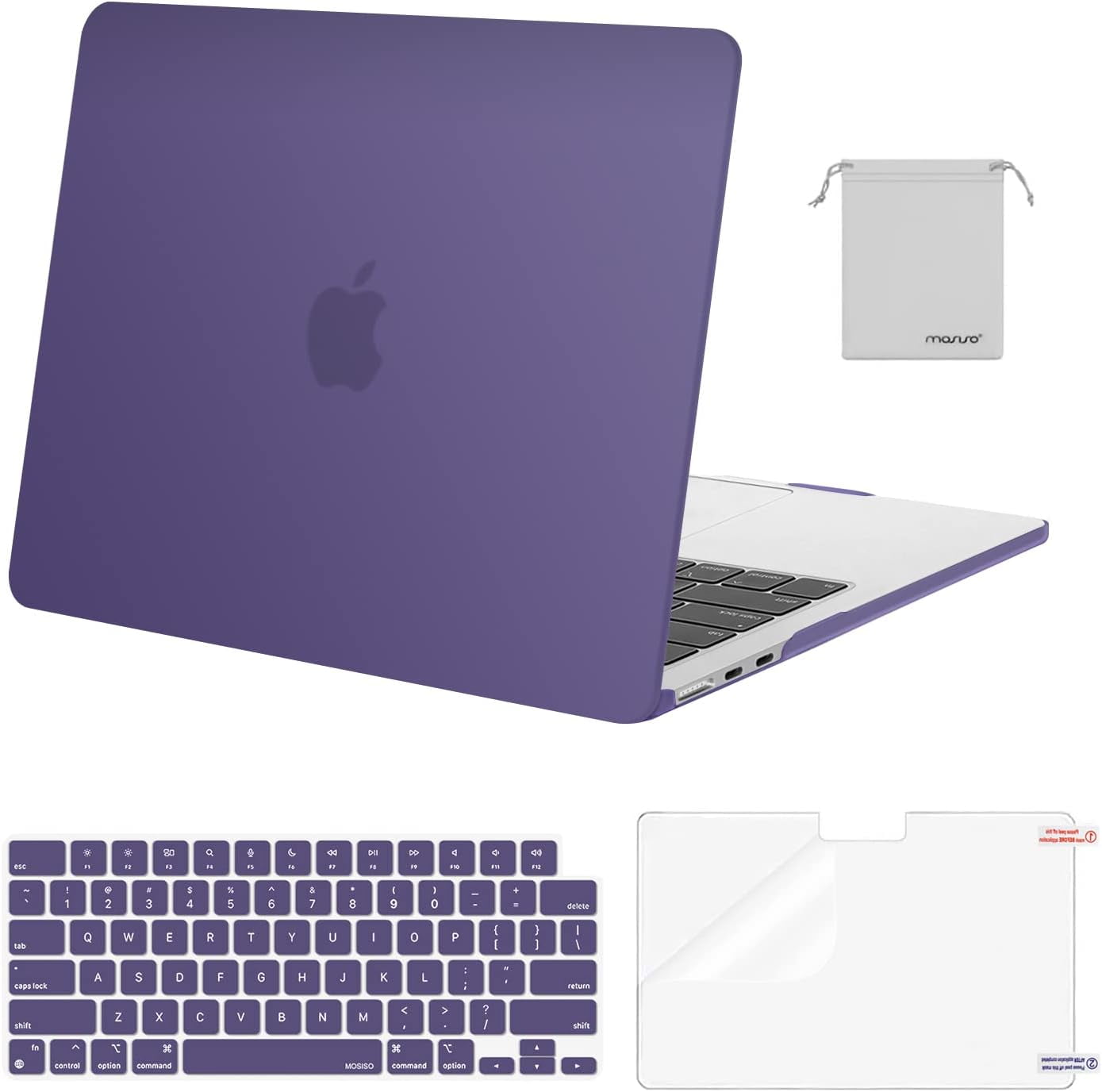 Mosiso Case for MacBook Air 13.6 inch Case 2025-2022 M4 A3240 M3 A3113 ...