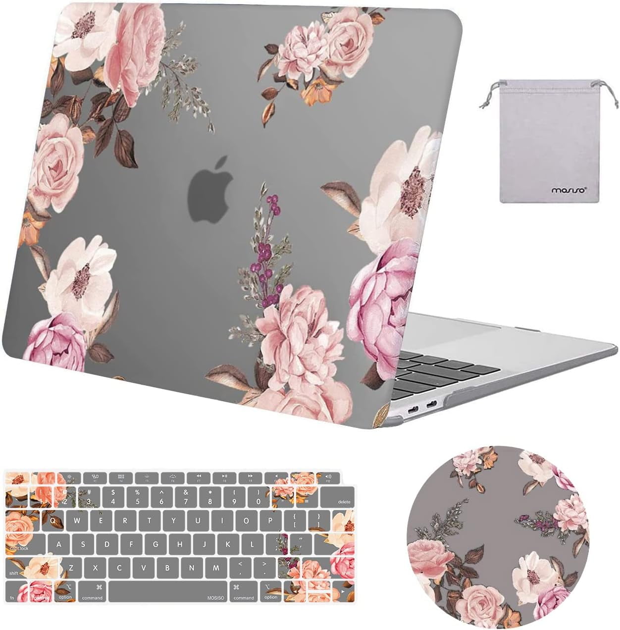 Mosiso Case for MacBook Air 13 inch 2021 2020 2019 2018 Release A2337 ...