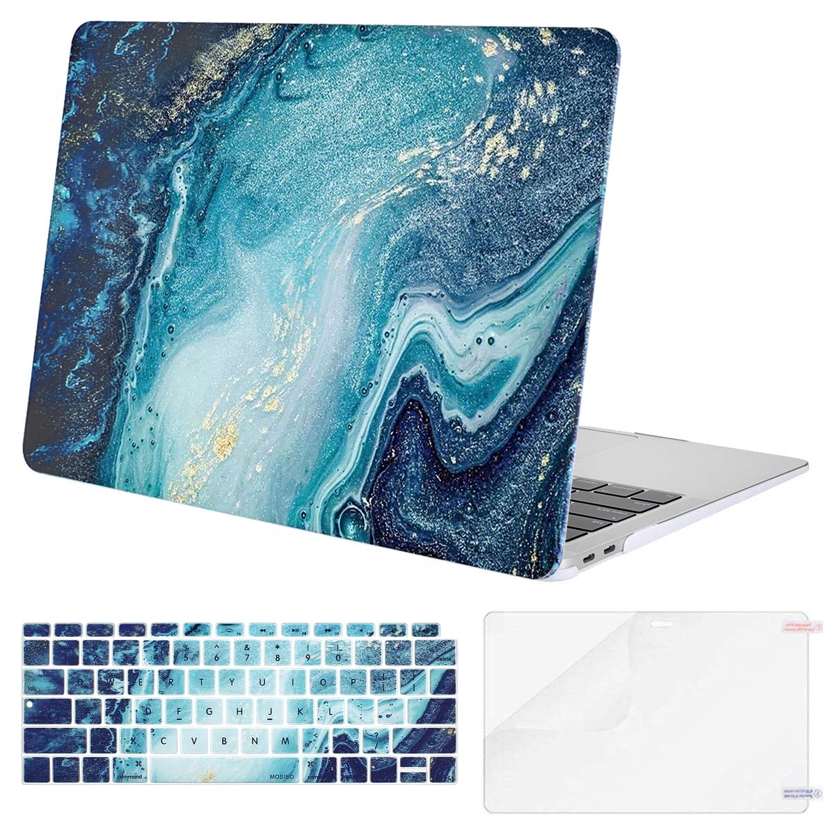 Mosiso Case for MacBook Air 13 inch 2022 2021 2020 2019 2018 Release ...