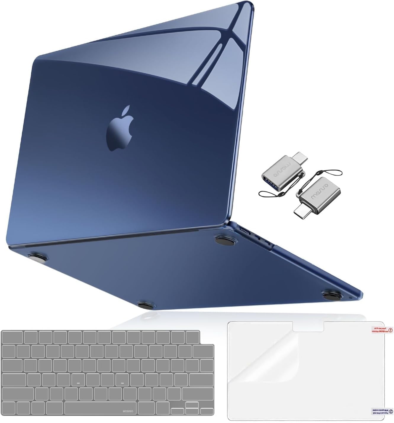 Mosiso Compatible with MacBook Air 13 inch Case 2025-2022 M4 A3240 M3 ...