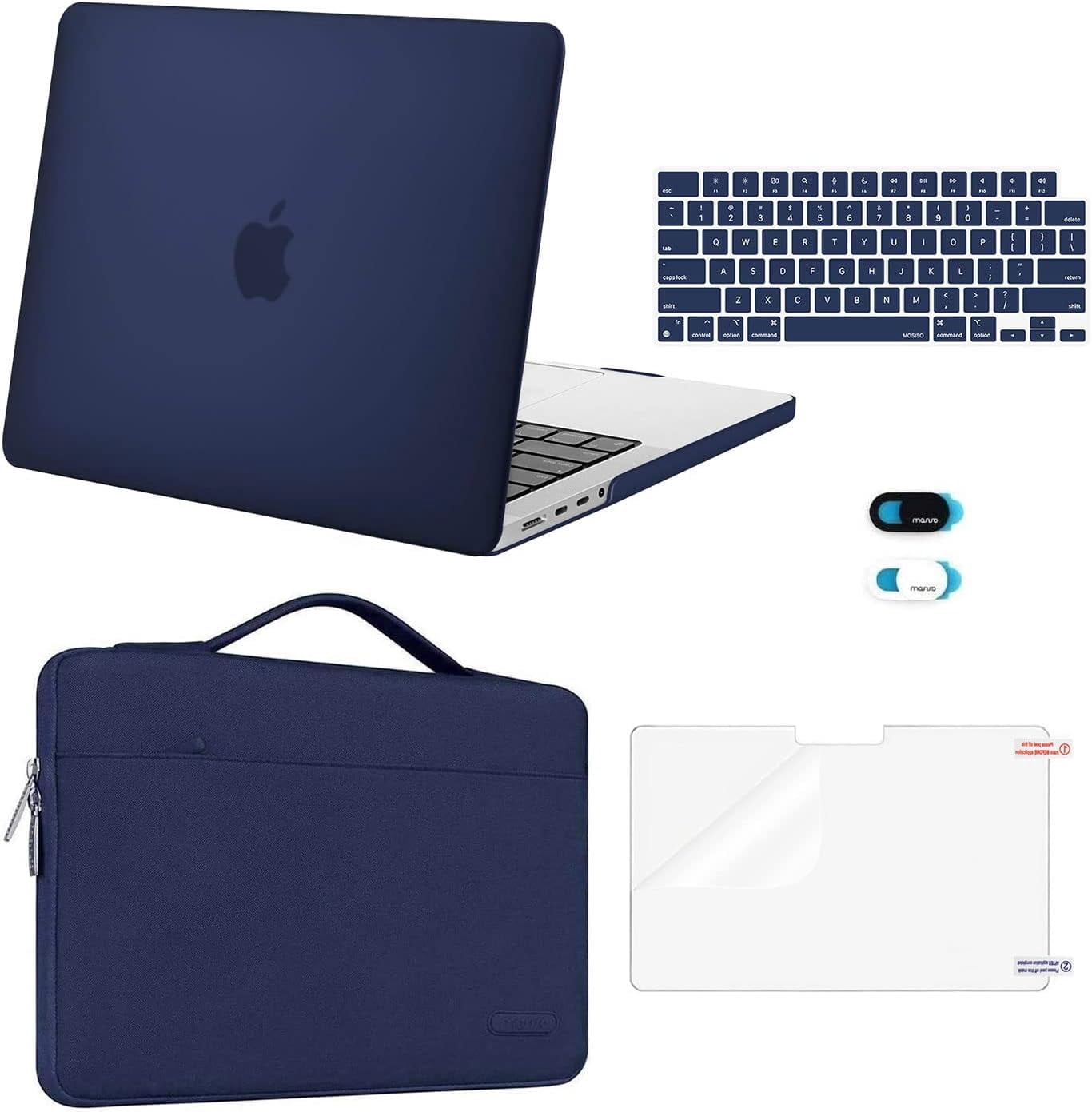 Mosiso Compatible with MacBook Pro 14 inch Case 2024 2023 2022 2021 M4 ...