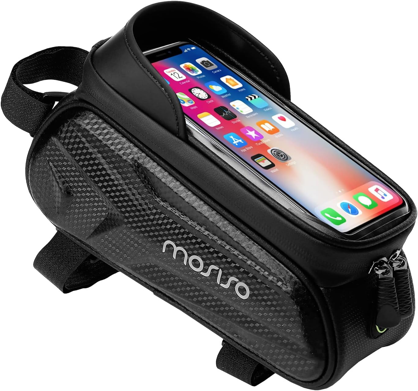 Mosiso EVA Bike Bag Phone Front Frame Bag for Cell Phone under 6.5 inch ...