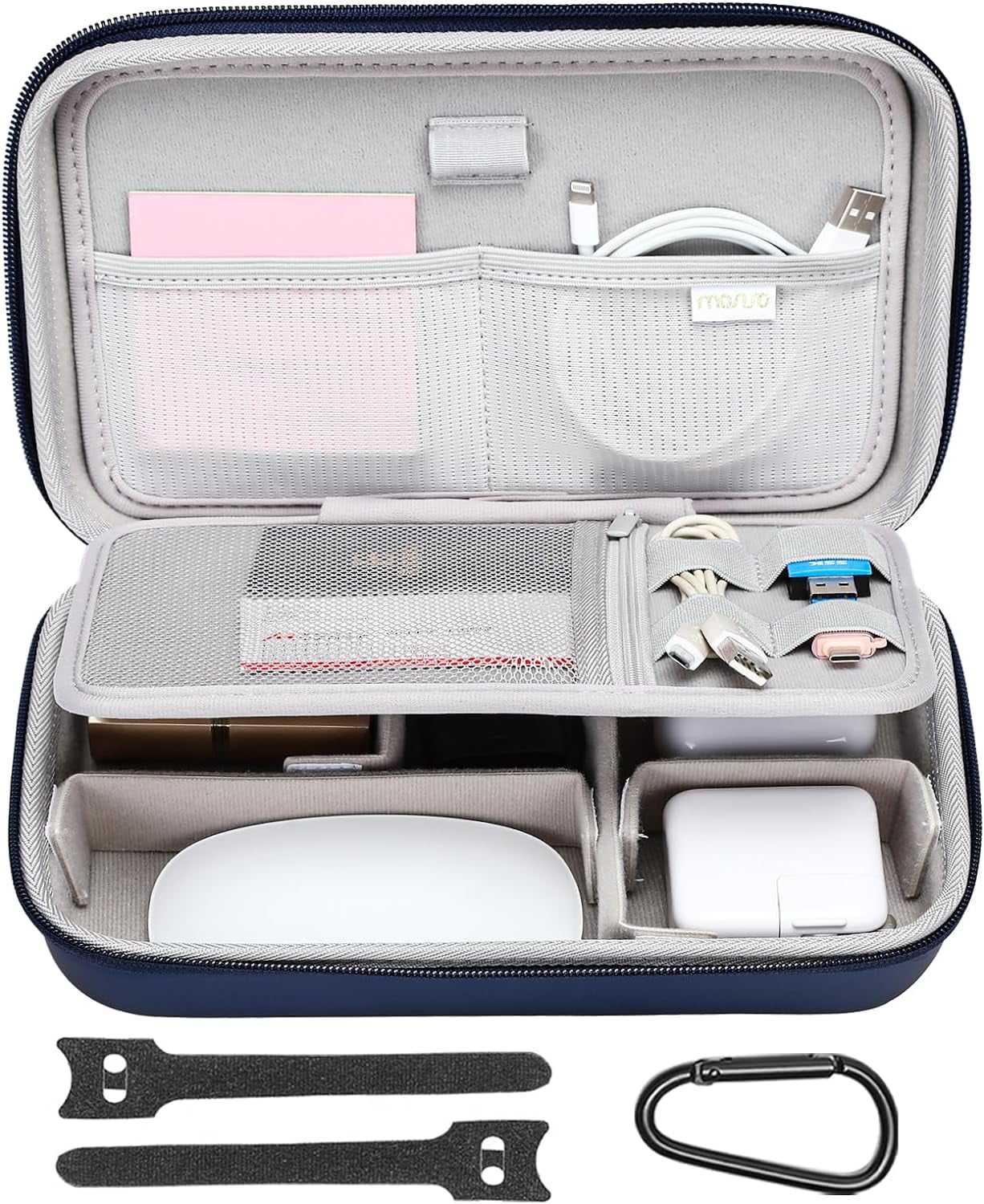 Mosiso Electronic Organizer Travel Case for MacBook Power Adapter ...