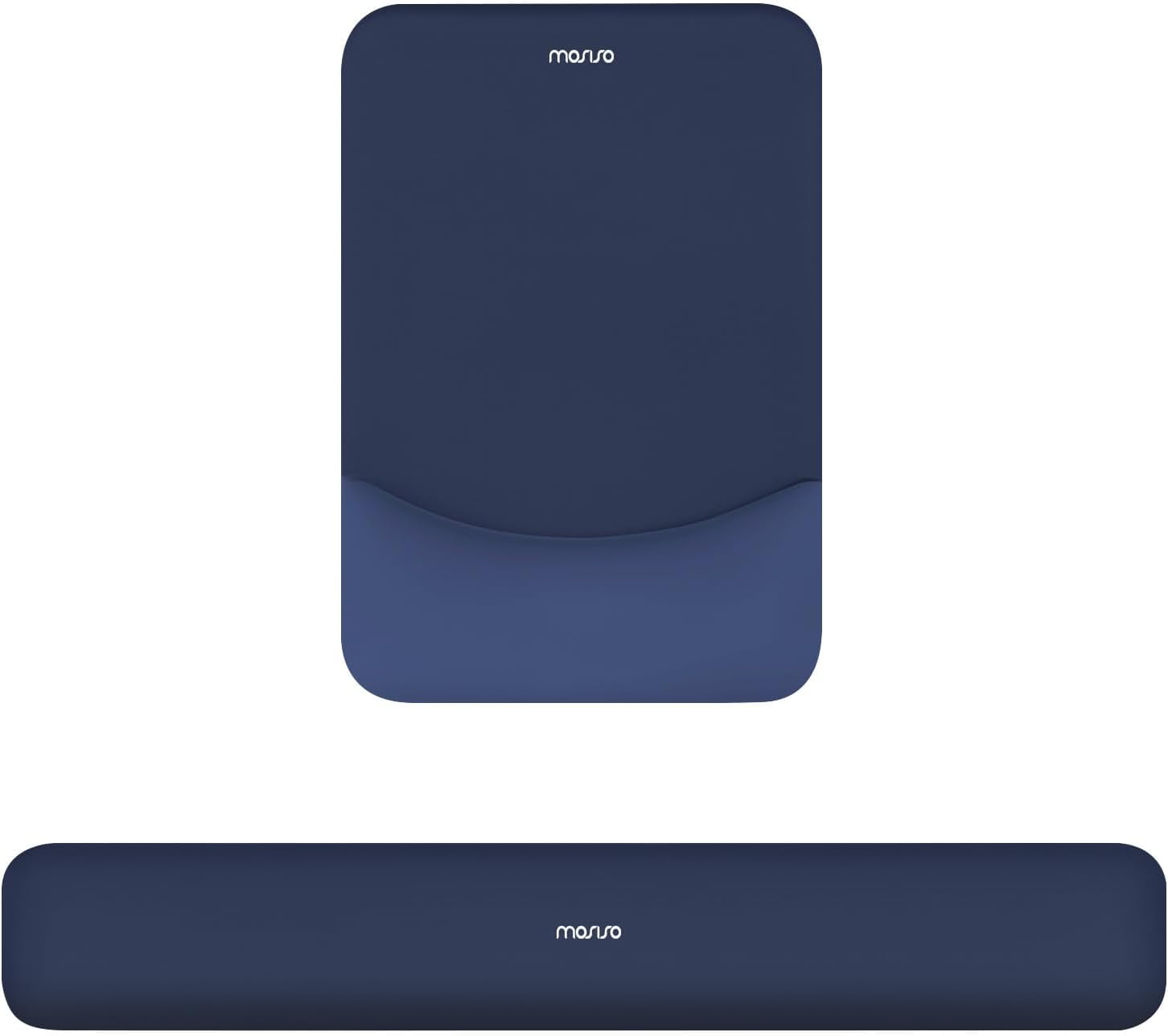 Mosiso Ergonomic Mouse Pad with Wrist Rest, Non-Slip Base Keyboard ...