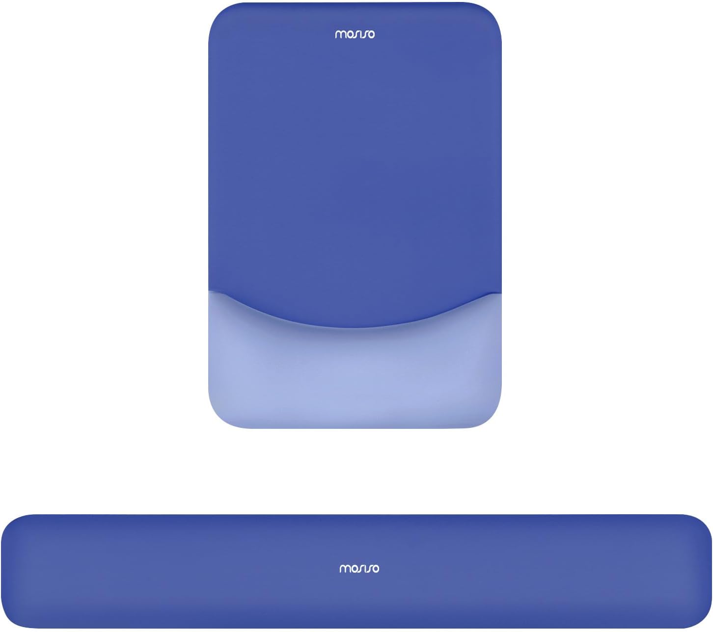 Mosiso Ergonomic Mouse Pad with Wrist Rest, Non-Slip Base Keyboard ...