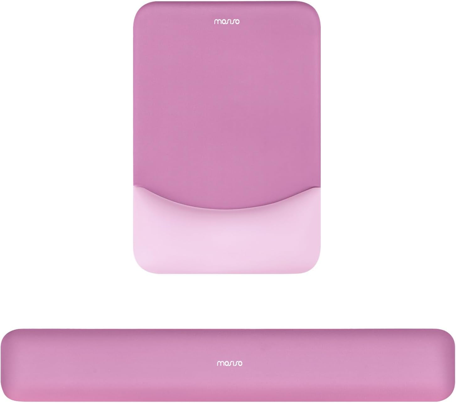 Mosiso Ergonomic Mouse Pad with Wrist Rest, Non-Slip Base Keyboard ...
