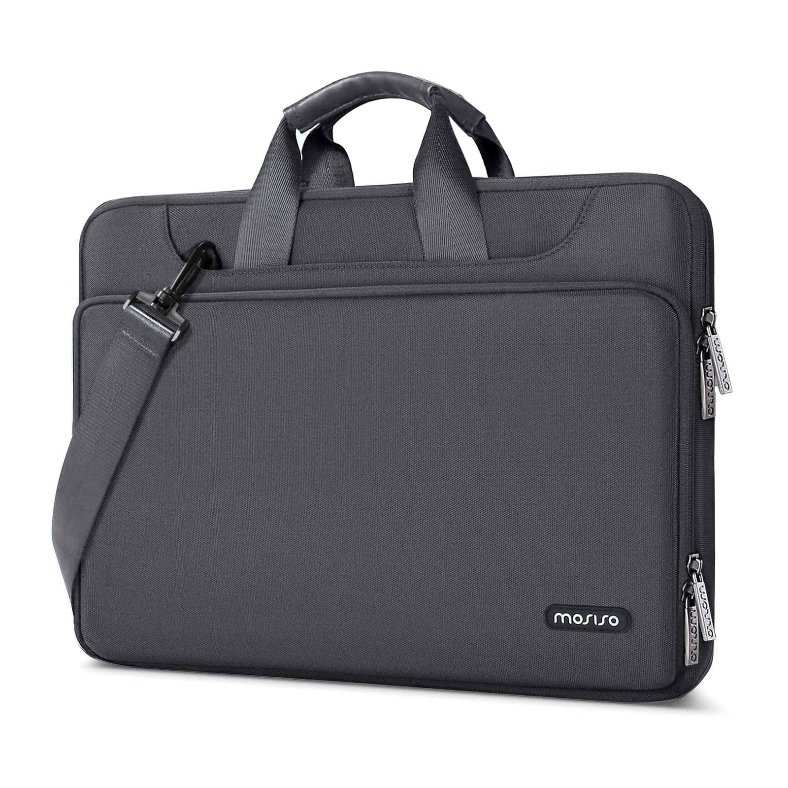 Mosiso Laptop Bag with Belt 360 Protective Laptop Shoulder Messenger ...