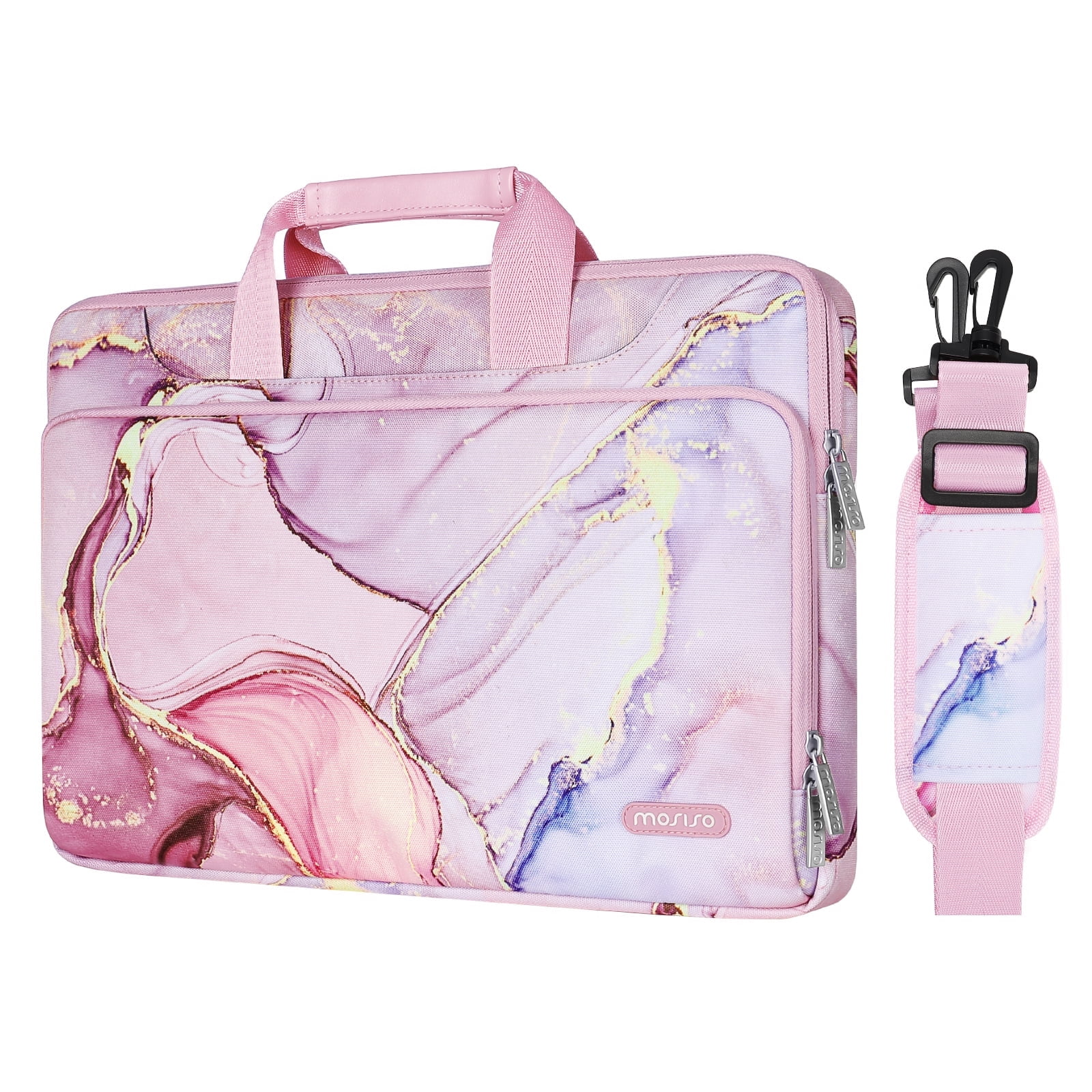 Mosiso Laptop Bag with Belt 360 Protective Laptop Shoulder Messenger ...