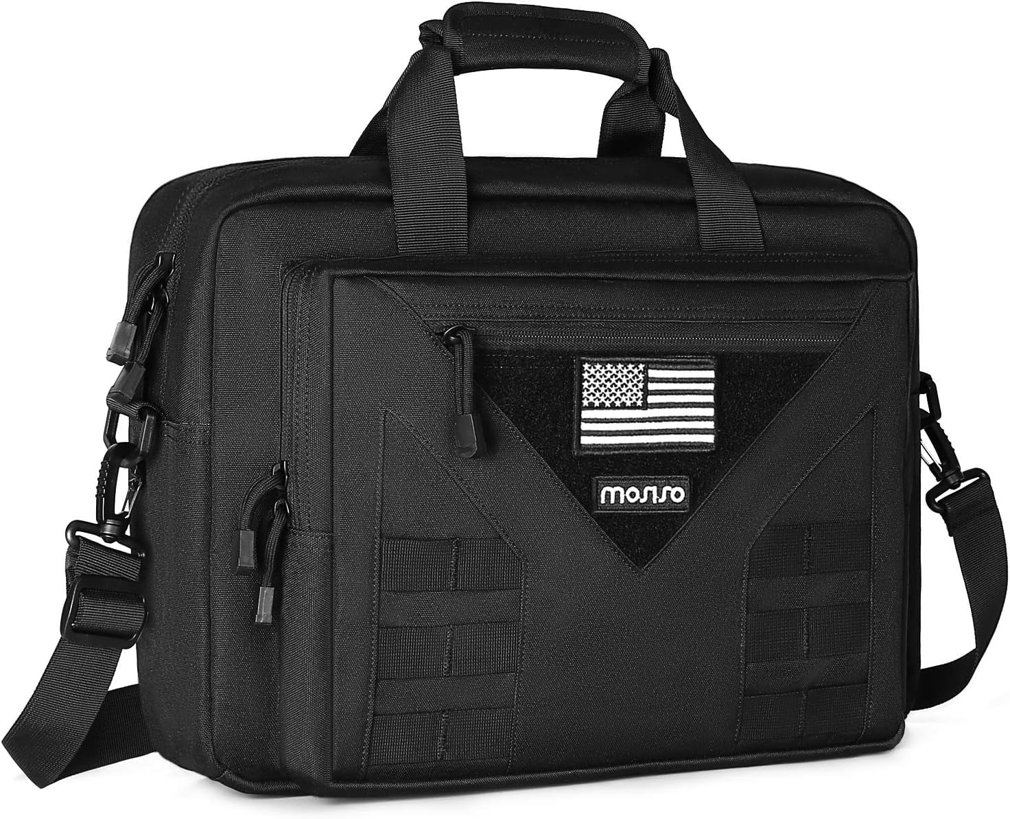 Mosiso Laptop Messenger Shoulder Bag 15-16 inch Multifunctional ...