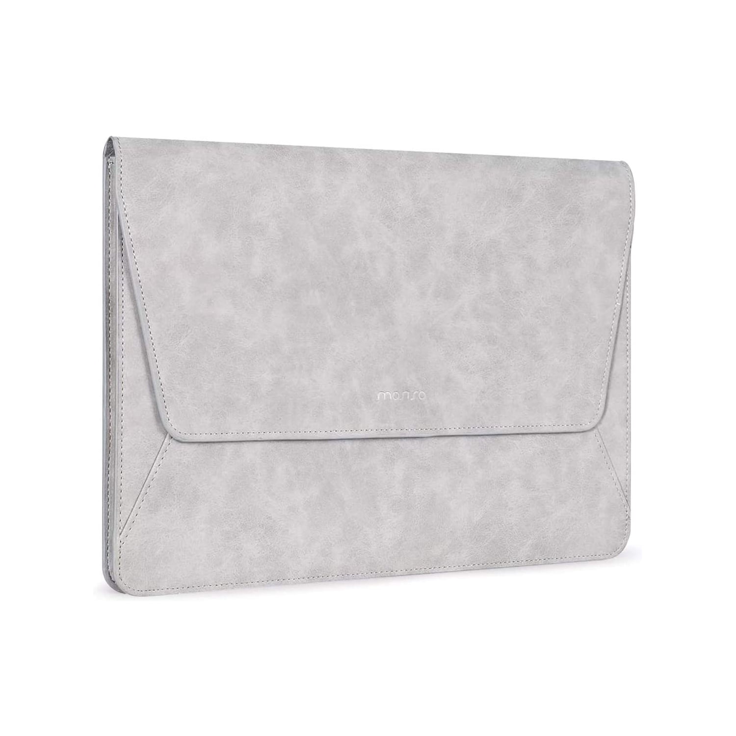 Mosiso Laptop Sleeve PU Leather Ultra Slim Flap Style Protective Case ...