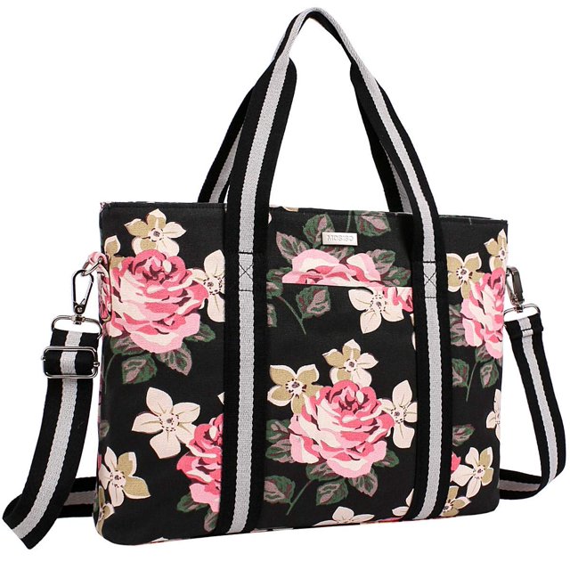 Mosiso Laptop Tote Bag Up To 17 3 Inch Canvas Classic Travel Shopping