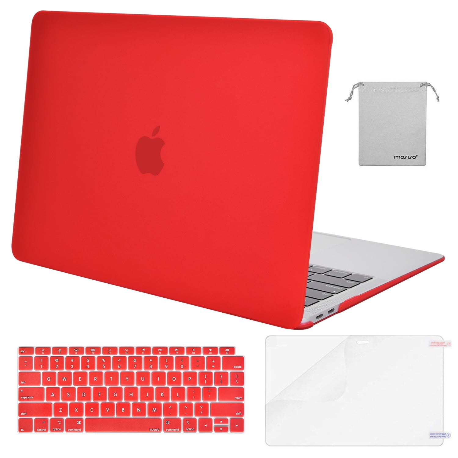 Mosiso MacBook Air 13 inch Case 2019 2018 Release A1932 Hard Cover ...