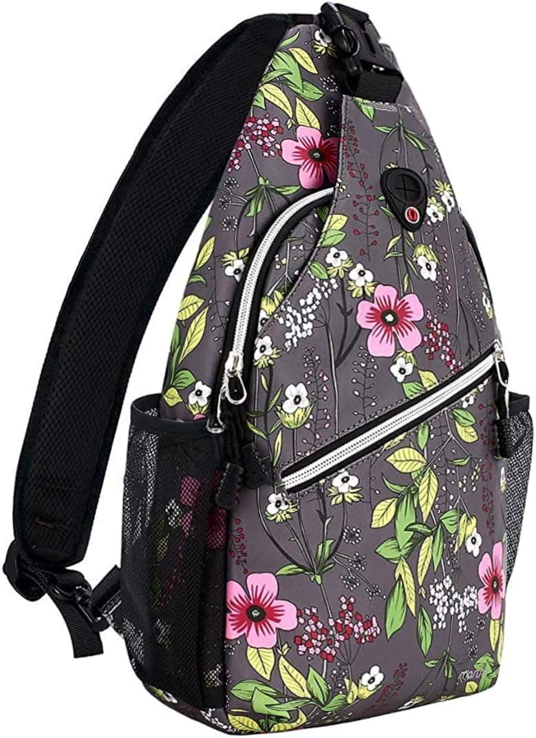Mosiso Mini Sling Backpack, Polyester Multipurpose Hiking Cycling ...