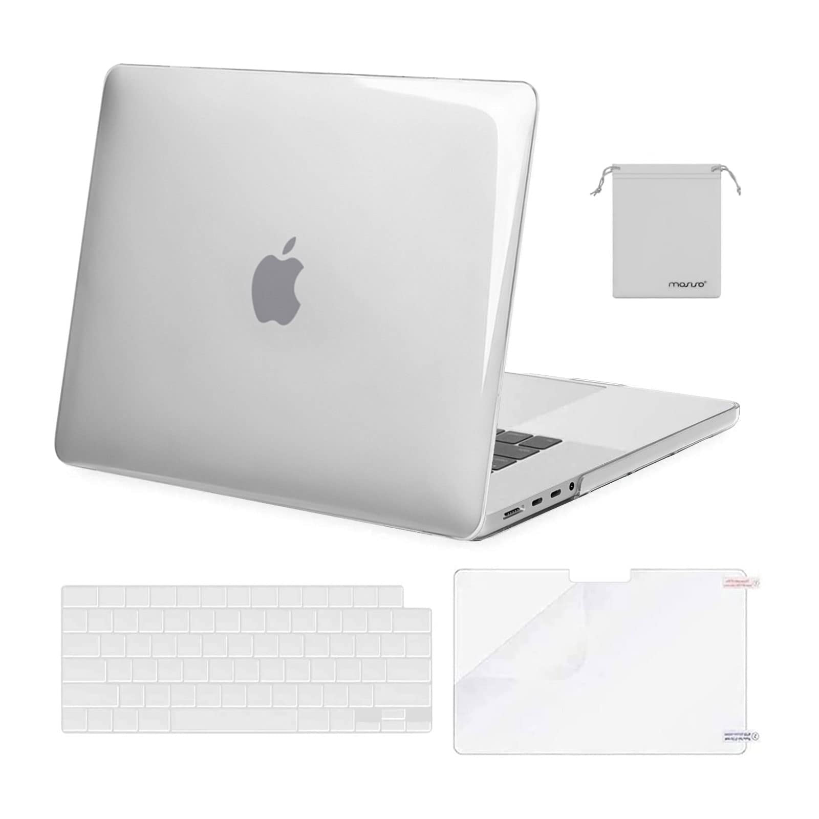 Mosiso New 4in1 Case for MacBook Pro 16 inch 2023 2022 2021 Release M3 ...
