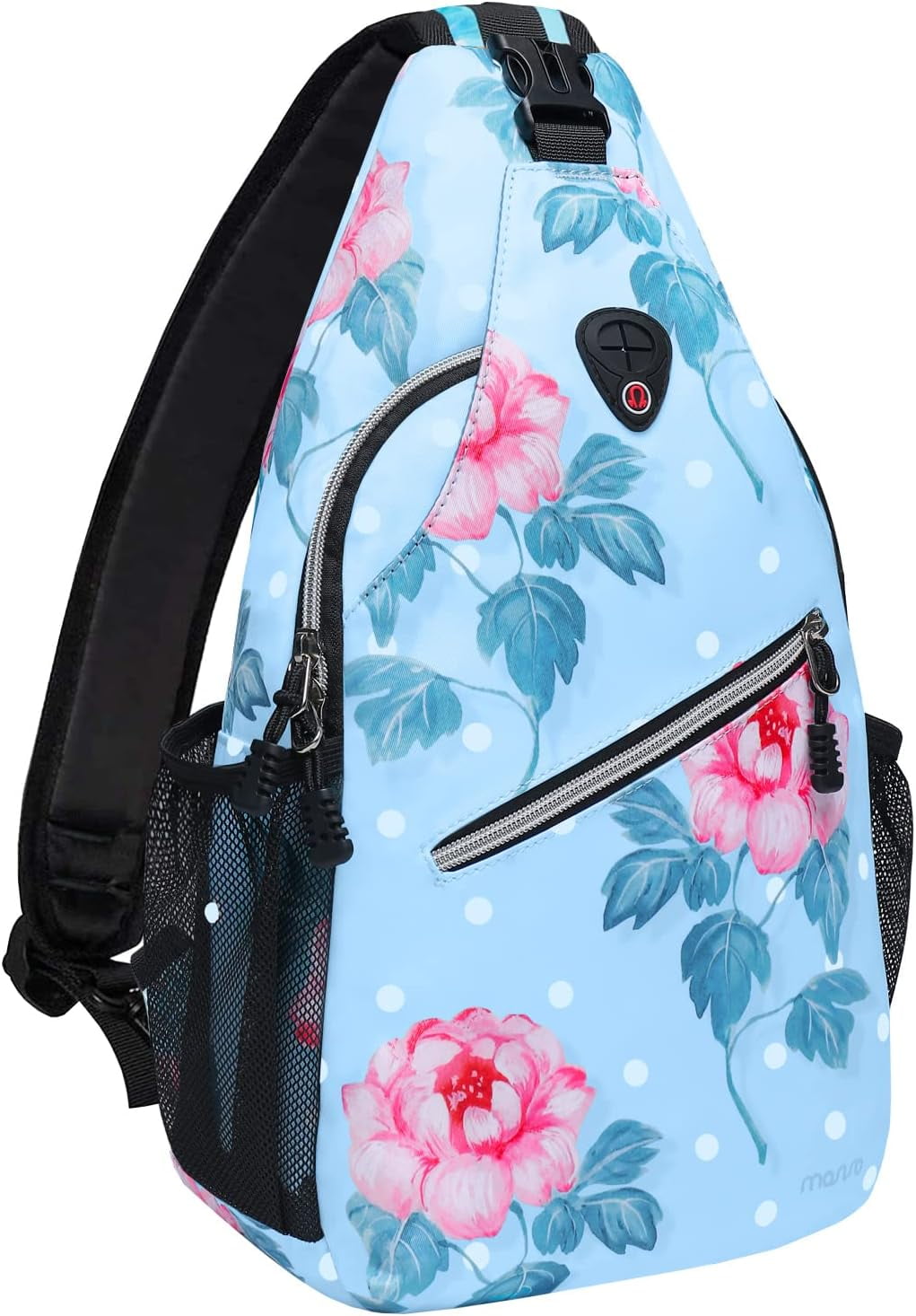 Mosiso Sling Backpack Outdoor Causal Daypacks Pattern Rope Crossbody ...