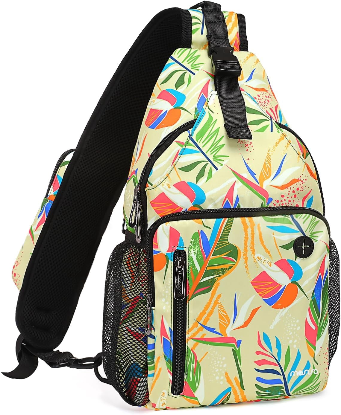Mosiso Sling Backpack for Women Men, Chest Crossbody Shoulder Bag with ...