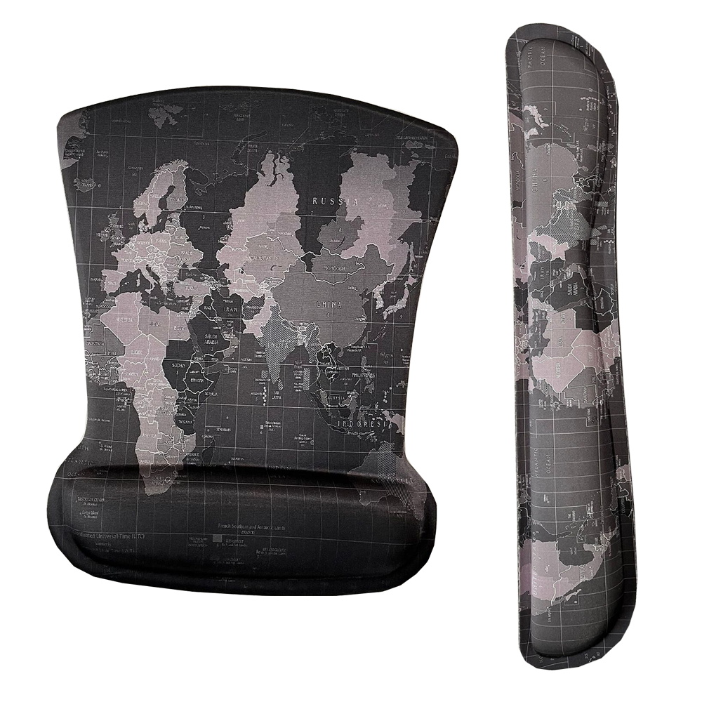 Mosiso Keyboard & Mouse Pad Wrist Rest Set, Ergonomic Home/Office ...