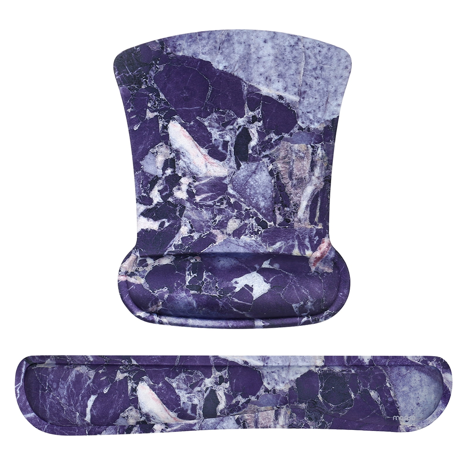 Mosiso Ergonomic Keyboard & Mouse Pad Set with Wrist Rest, Non-Slip ...