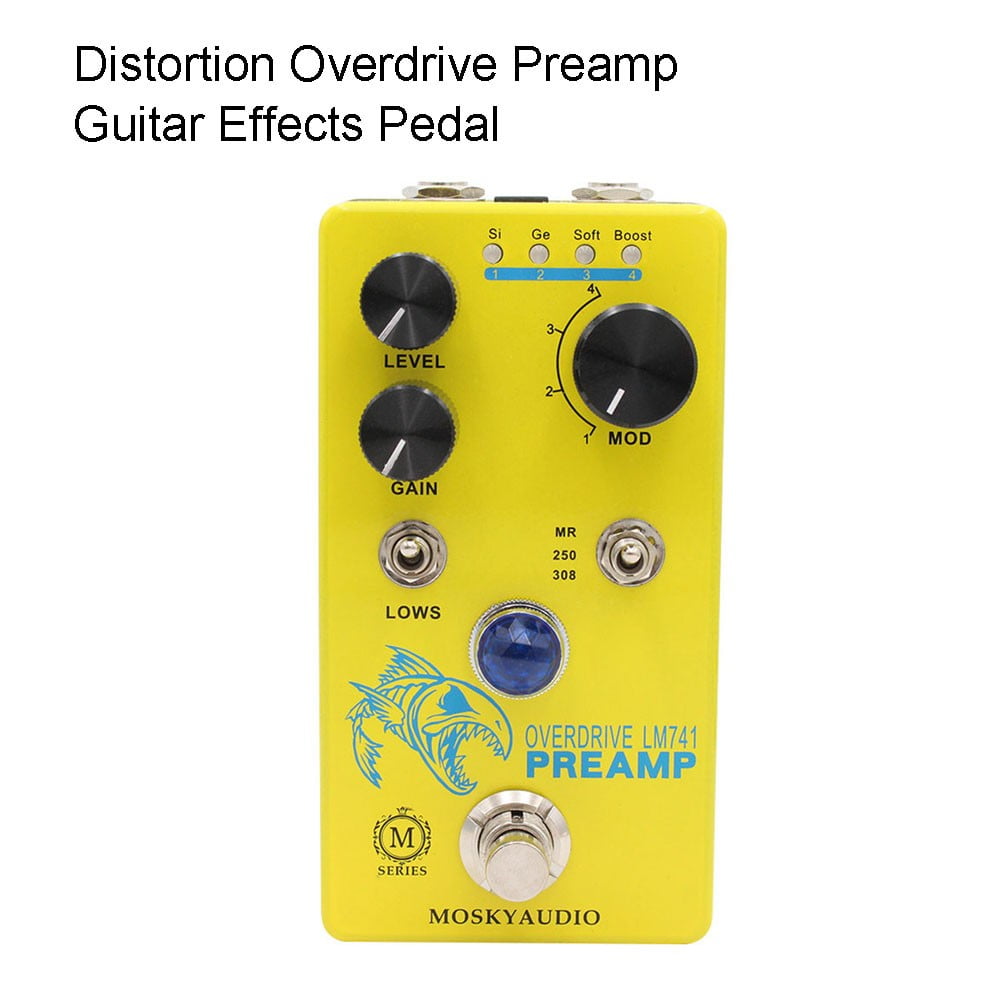 Mosky Distortion Overdrive Preamp 4 Modesthe Electric Guitar Effects ...