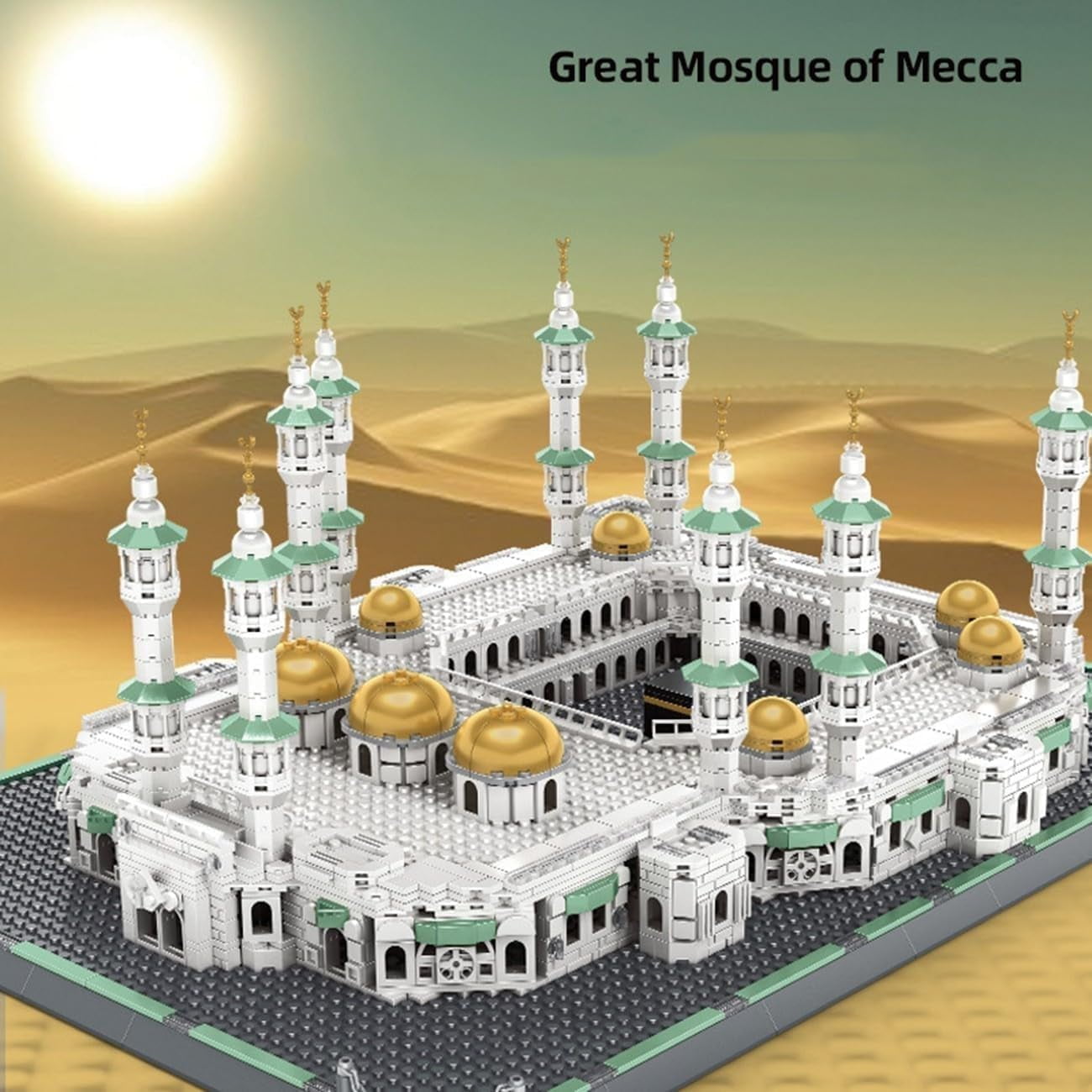 Mosque Building Blocks Set 2274 Pcs World-Famous Architecture Model Building Set Micro Building ...