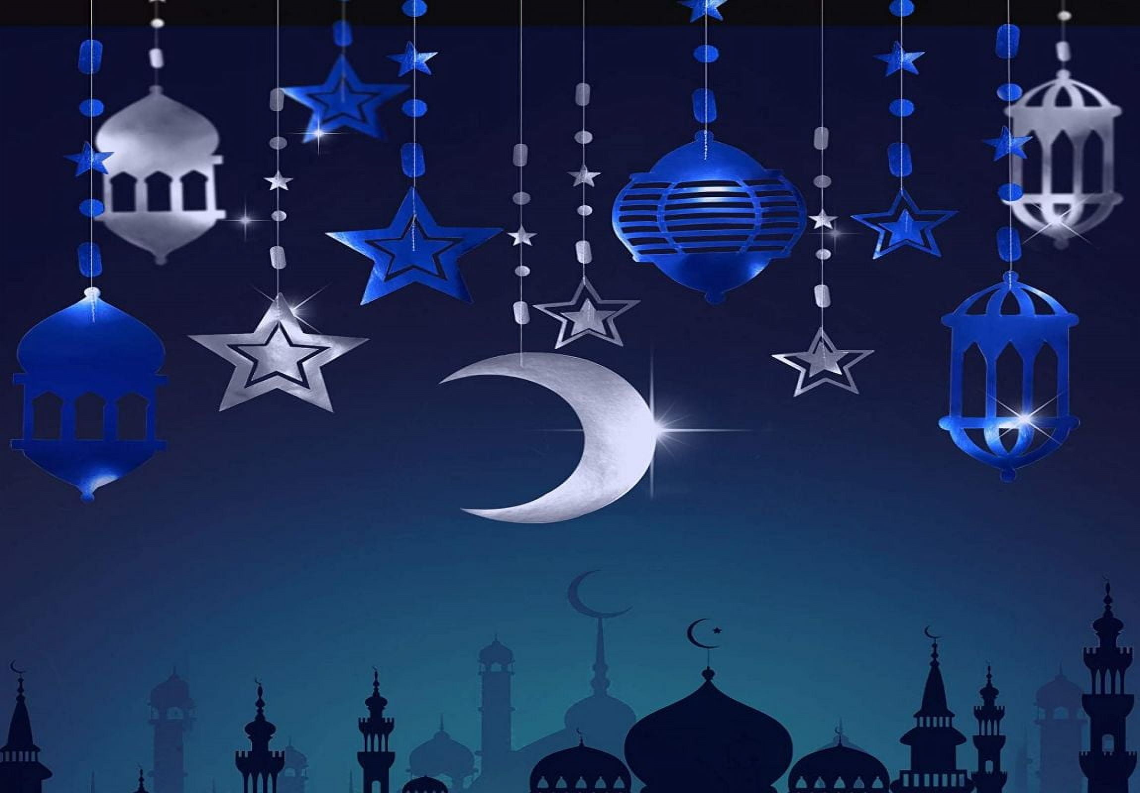 Mosque Moon Star Night Religion Culture Party Background Photo ration ...