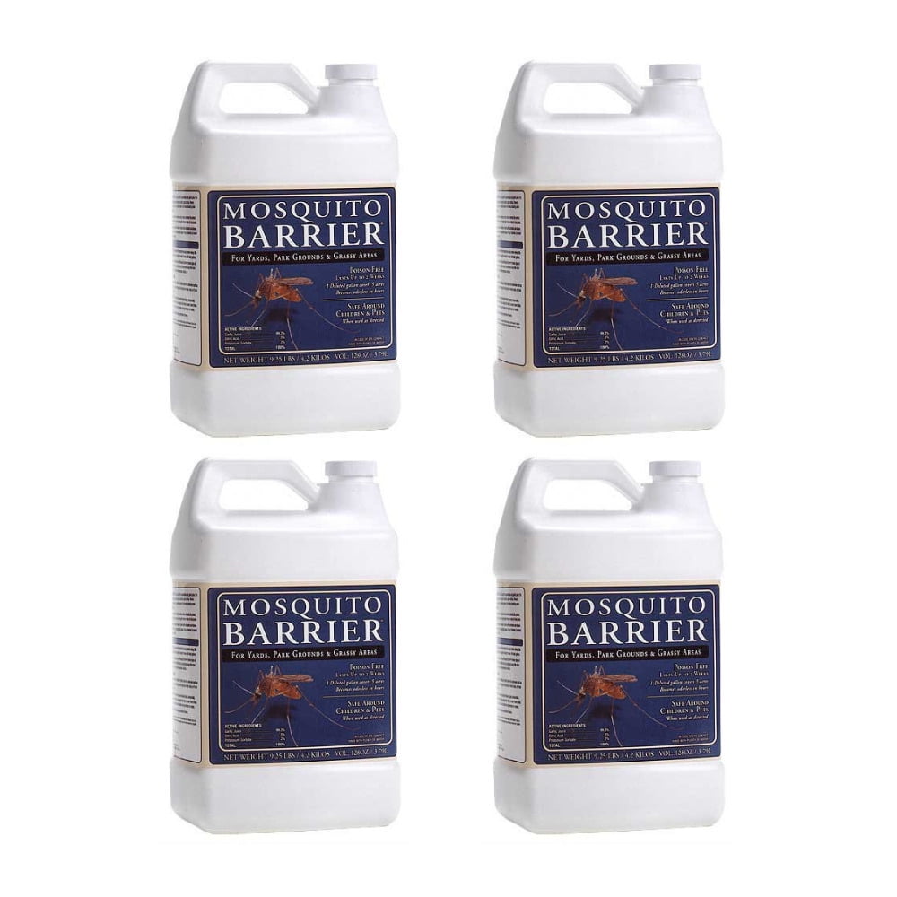 Mosquito Barrier Liquid Mosquito Repellent (1 Gallon / 4-Pack ...