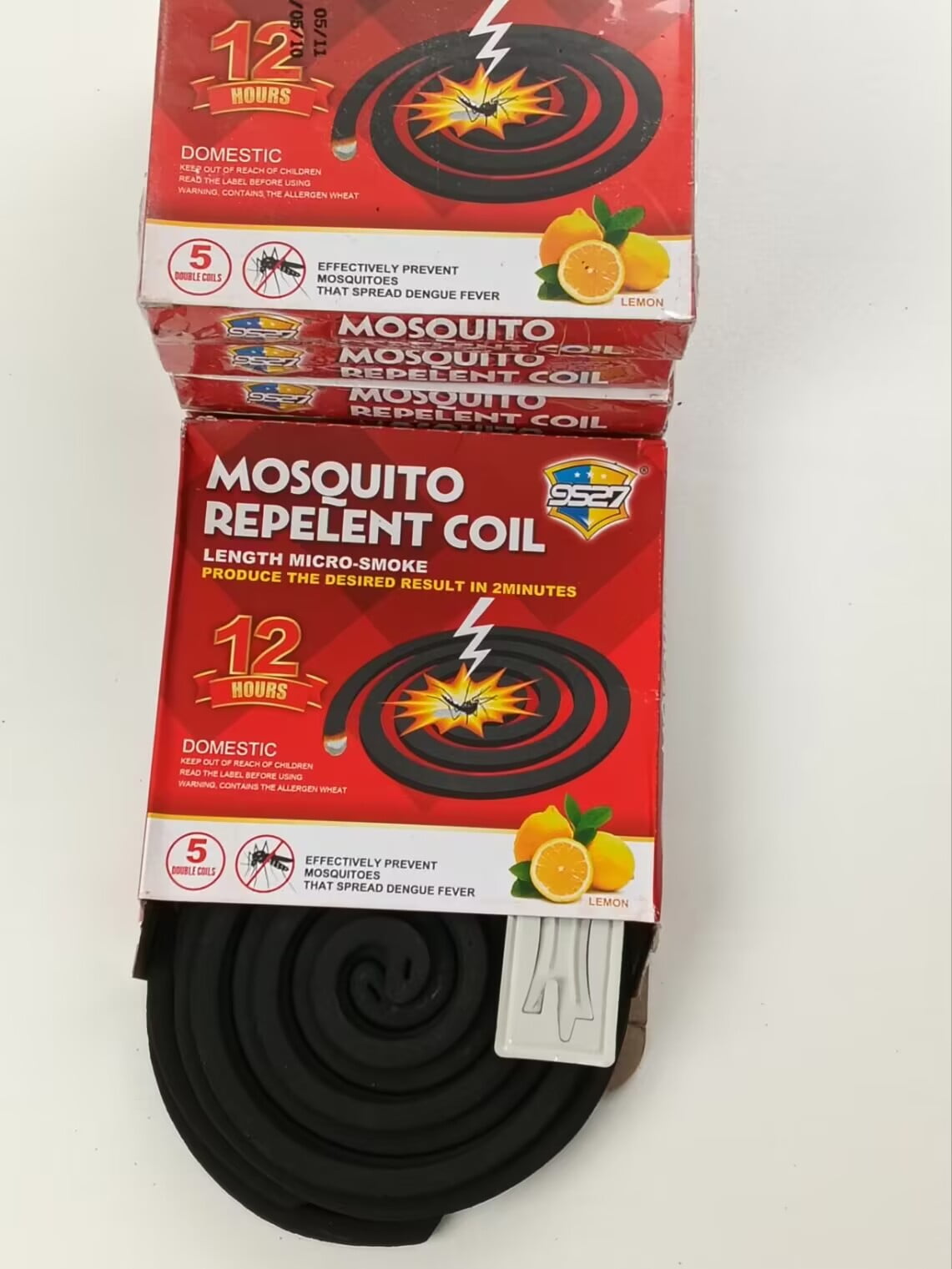 Mosquito Coils with Burner, Mosquito Repellent, Pack of 10 (1 Box ...