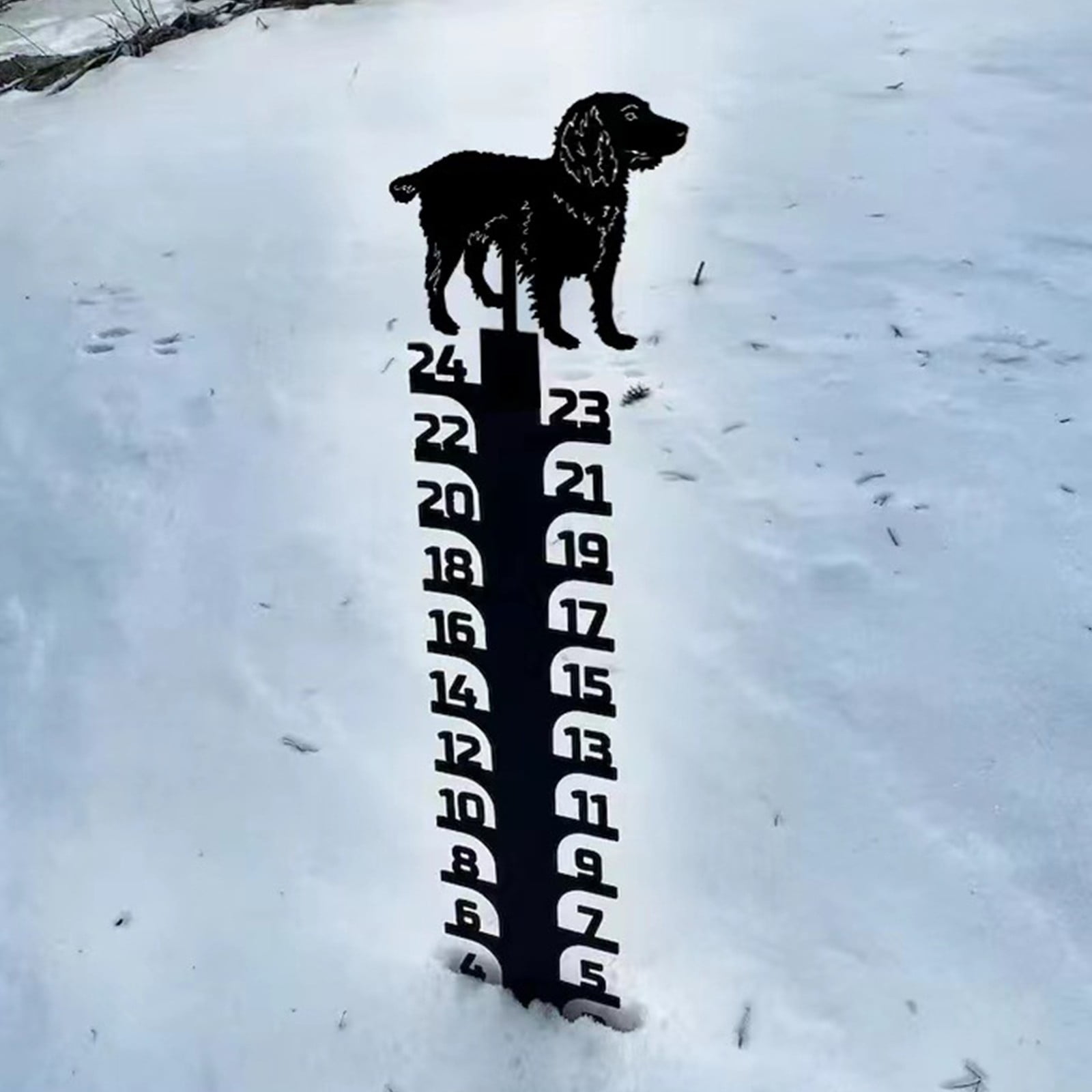 Meiiso Snow Meter Puppy 24 Inches Clear Display Accurate Measurement ...