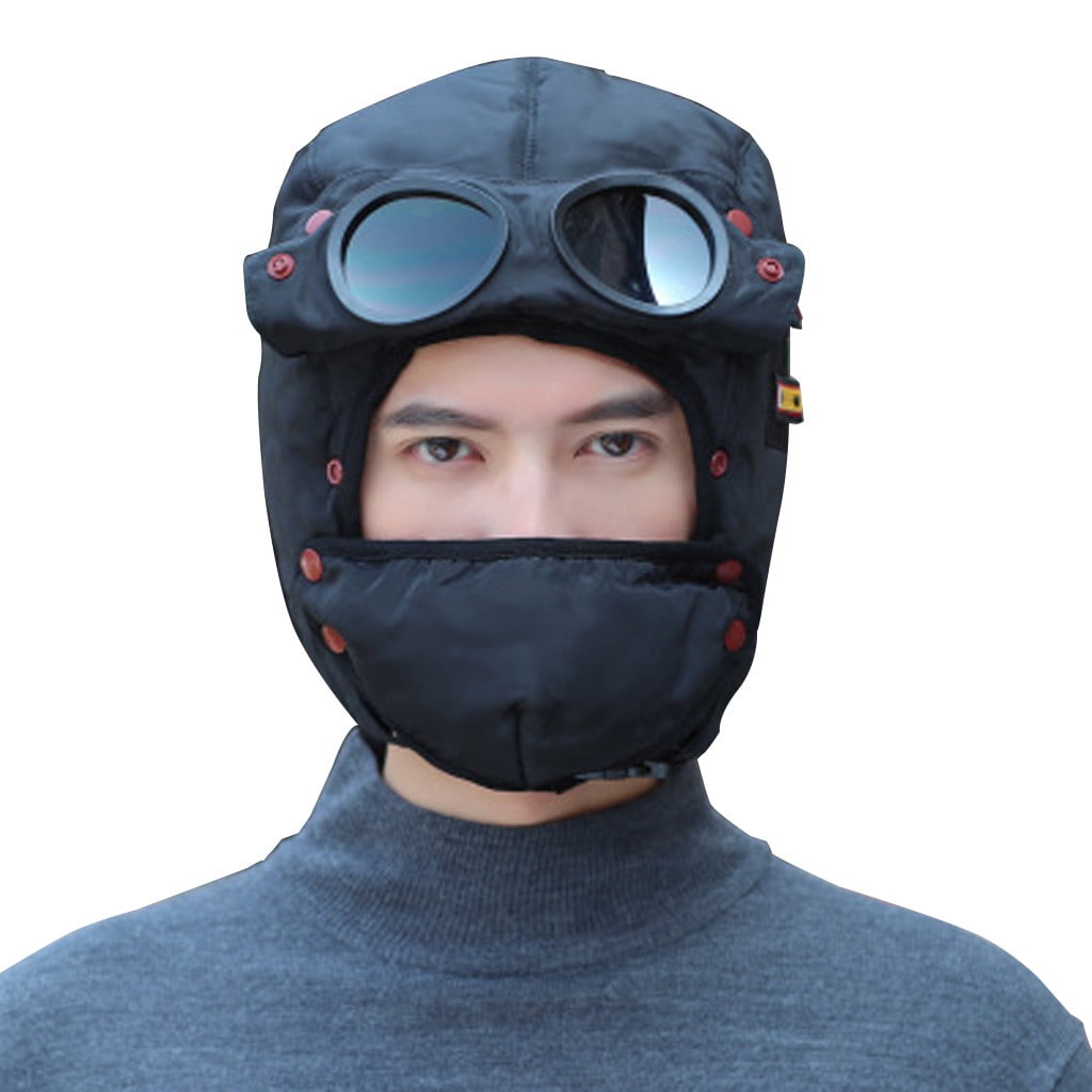 Mosquito Hat Men Women Ski Mask Beanie Cap Knit Face Mask Winter ...