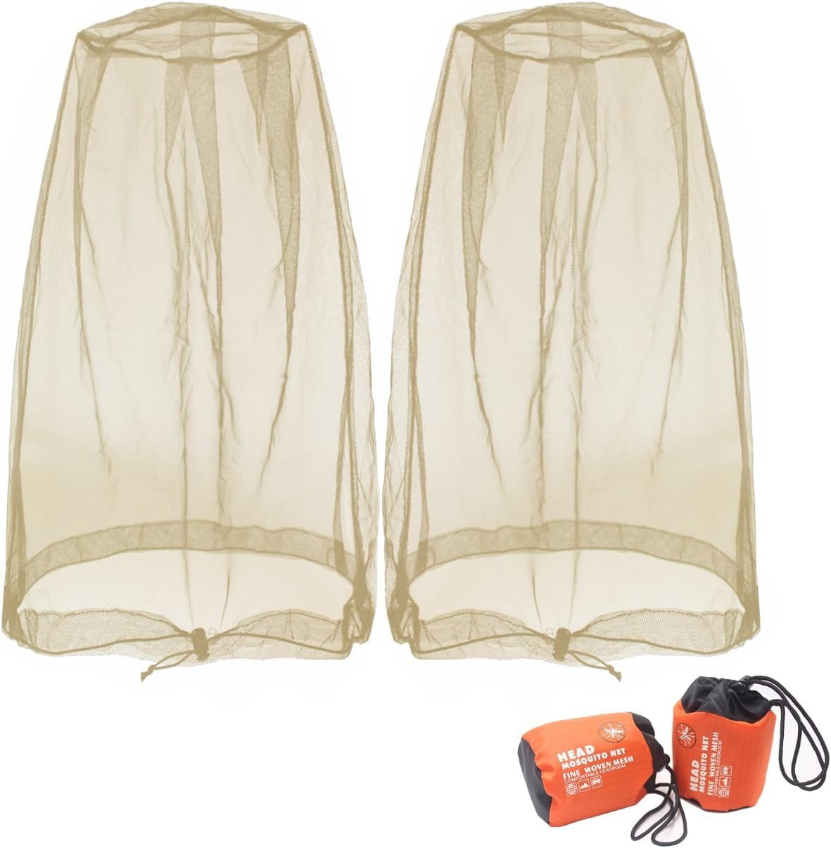 Mosquito Head Net Mesh, Face Neck Fly Netting Hood from Bugs Gnats ...