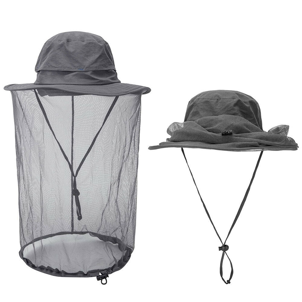 Mosquito Insect Hat Men's Women's Cap Mosquito Head Net Sun Hat Bug Bee ...