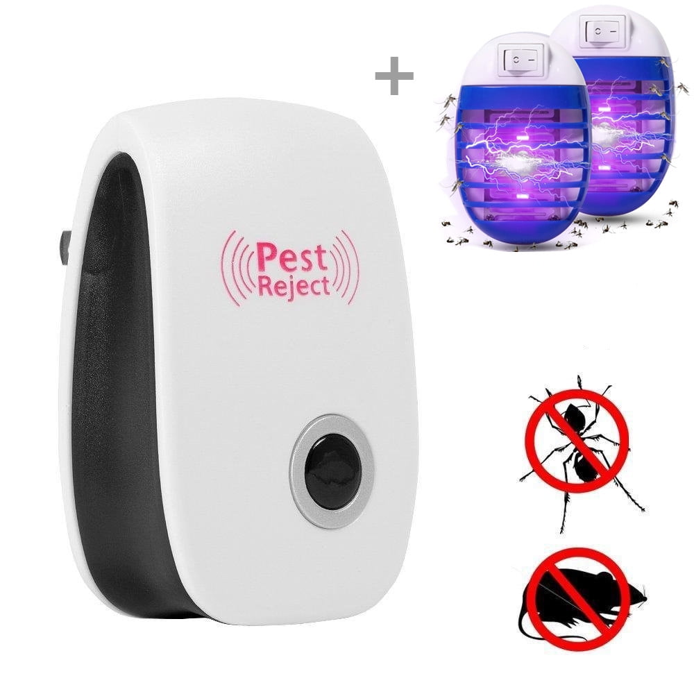 Mosquito Killer Electronic Ultrasonic Pest Repeller Rat Mouse Repellent ...