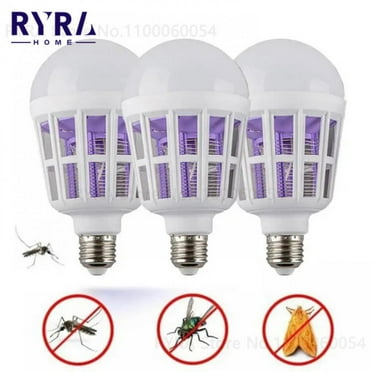 LED Electric UV Mosquito Killer Lamp Fly Bug Insect Repellent Zapper ...