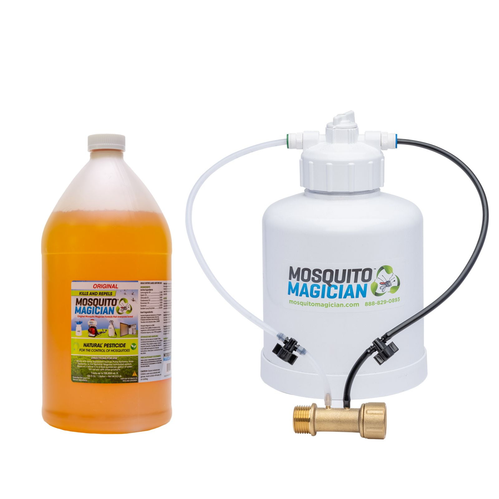 Mosquito Magician Hose Injection System + 1 Gallon Concentrate ...