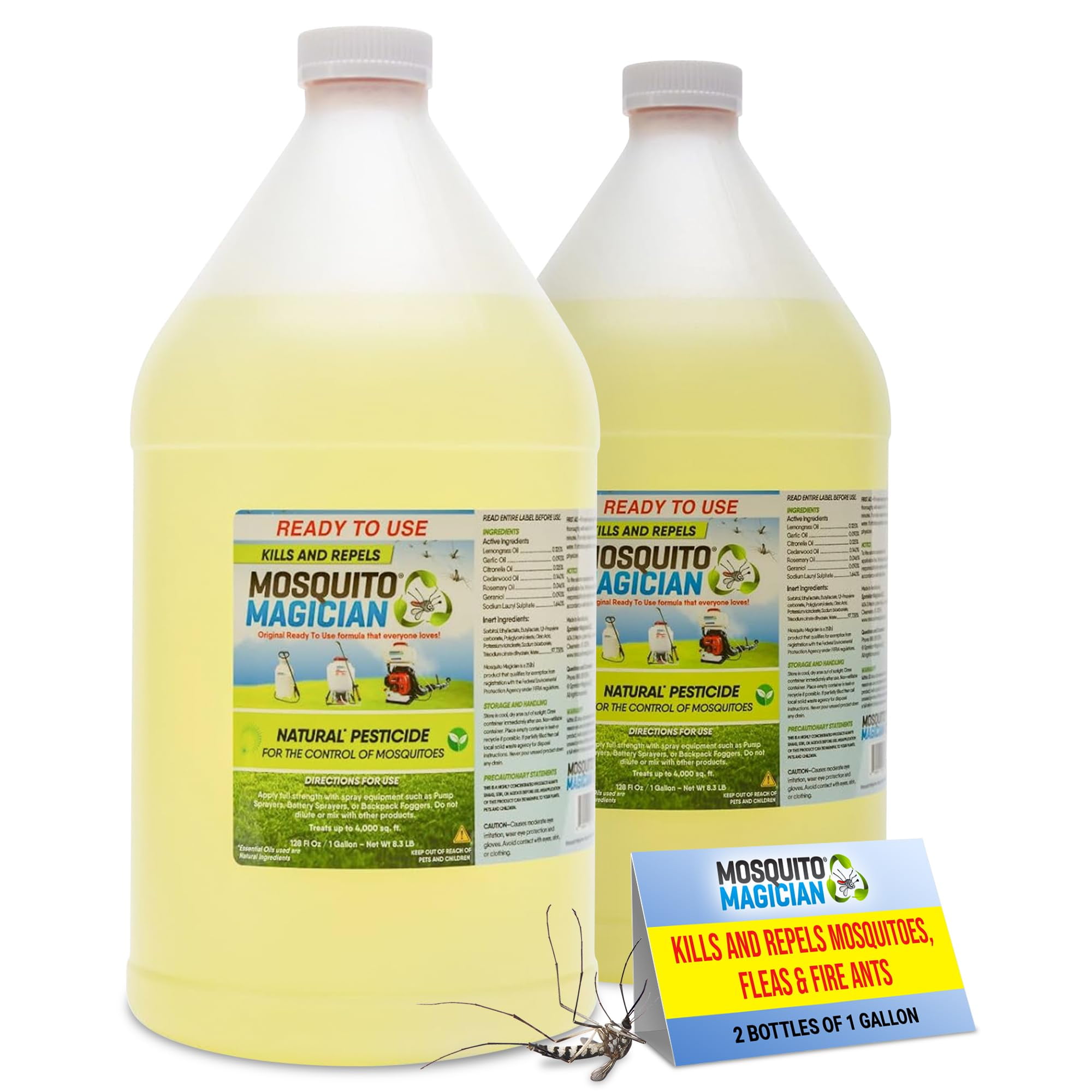 Mosquito Magician Ready to IFF17 Use Liquid Solution - Fleas & Fire ...