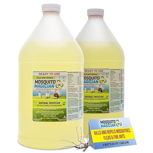 Mosquito Magician Ready to Use Liquid Solution Kills Mosquitoes Fleas ...