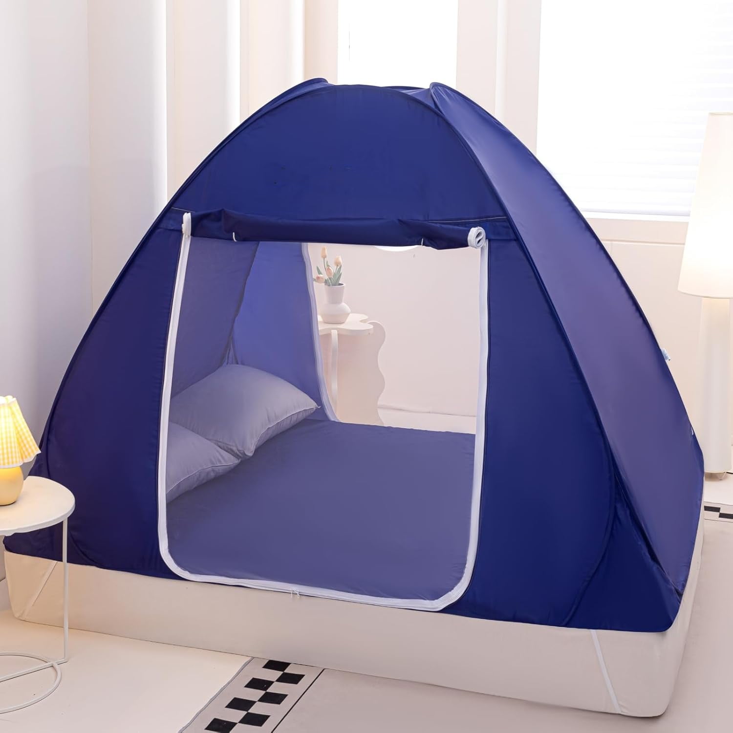 Mosquito Net for Bed, Folded Size 20 inch Portable Camping Travel ...