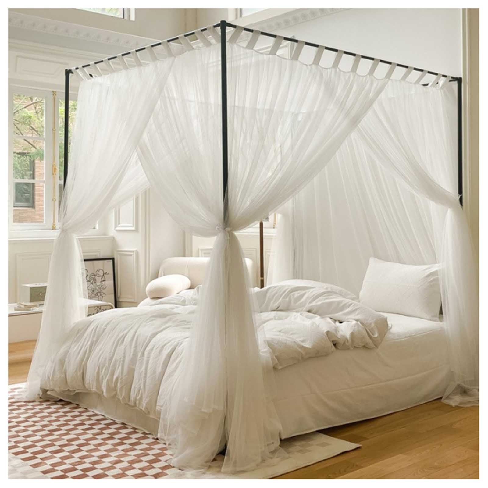 Mosquito Net,Canopy Bed Curtains,Double Bed Mosquito Net Frame ...