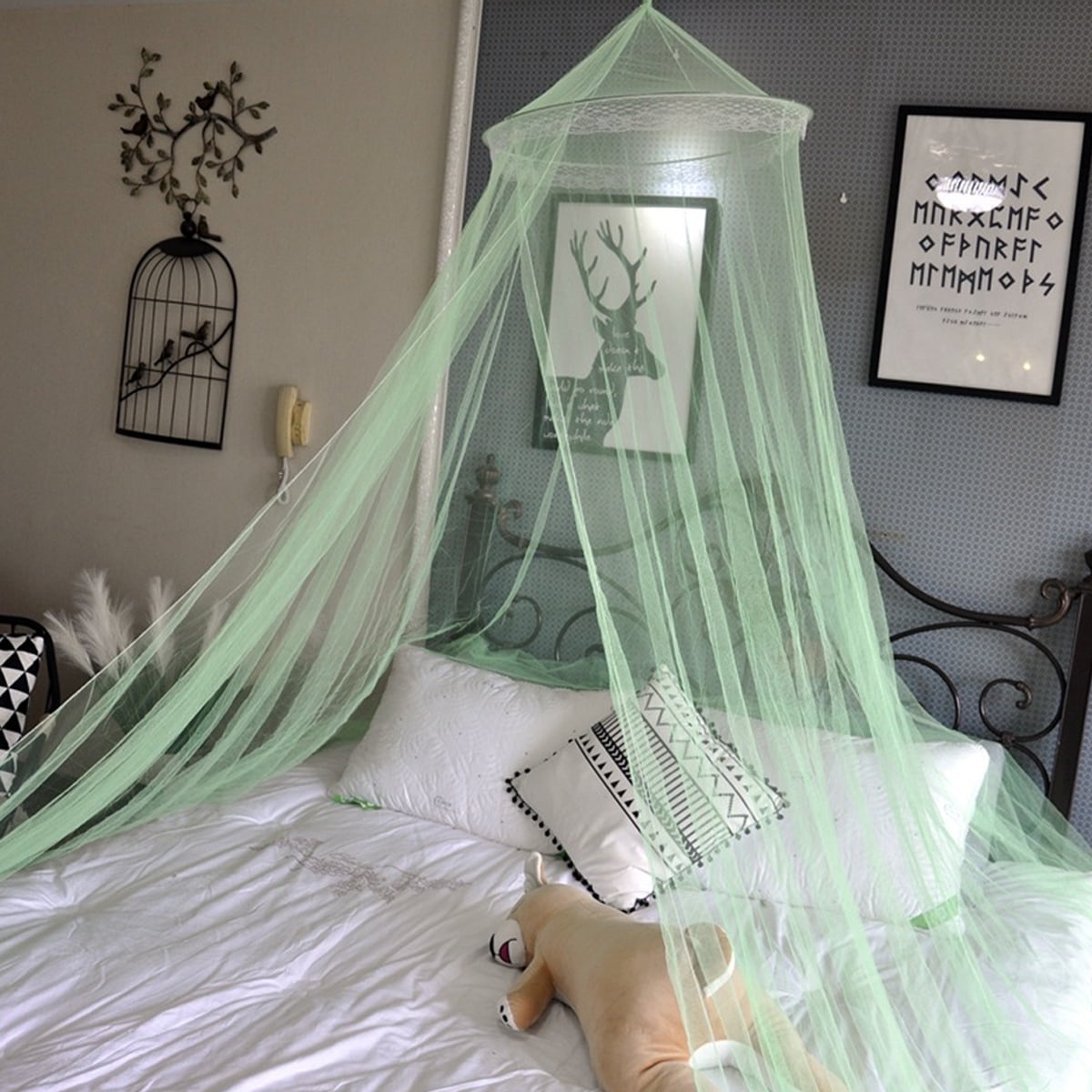 Mosquito Net, Conical Netting, Spacious Bed Canopy: Wide and Long ...