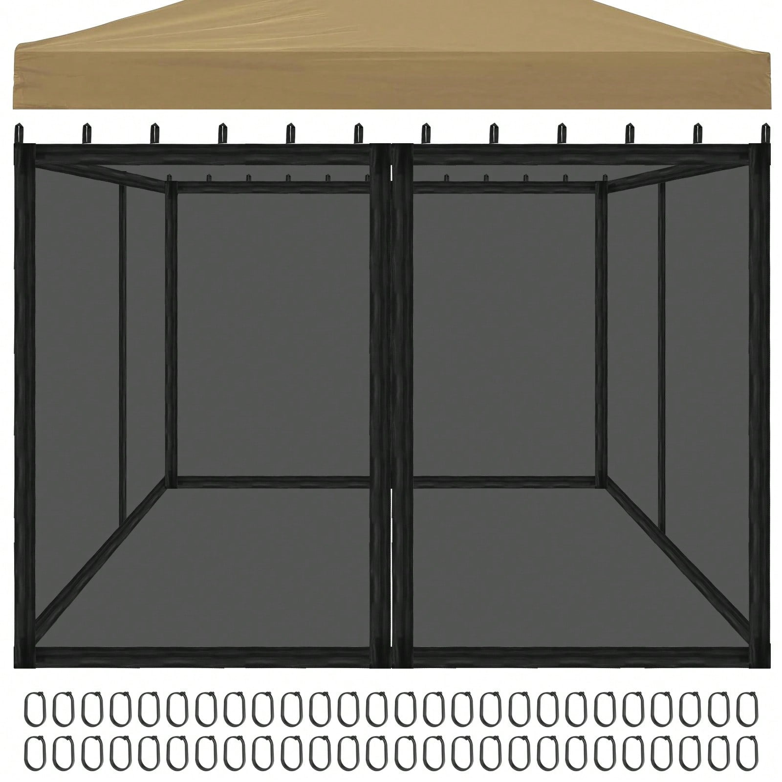 Mosquito Net Gazebo Universal Replacement Mosquito Netting Outdoor ...
